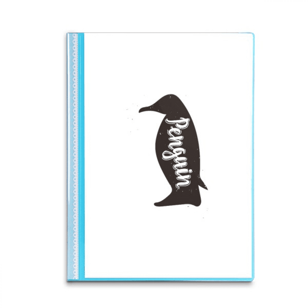 Penguin Black And White Animal Book Sheet Protectors Portfolio Binder ...