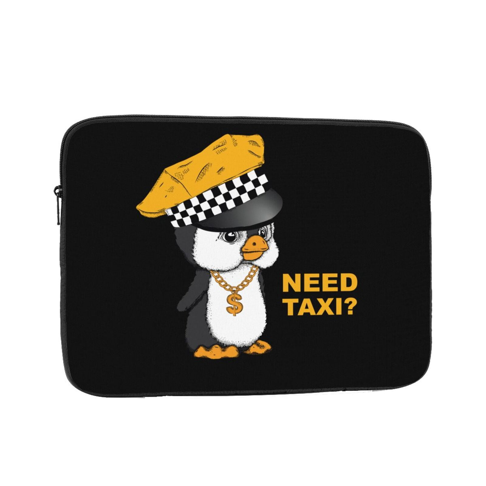 Penguin Cap Taxi Driver 17 inch Portable Laptop Sleeve Compatible with ...