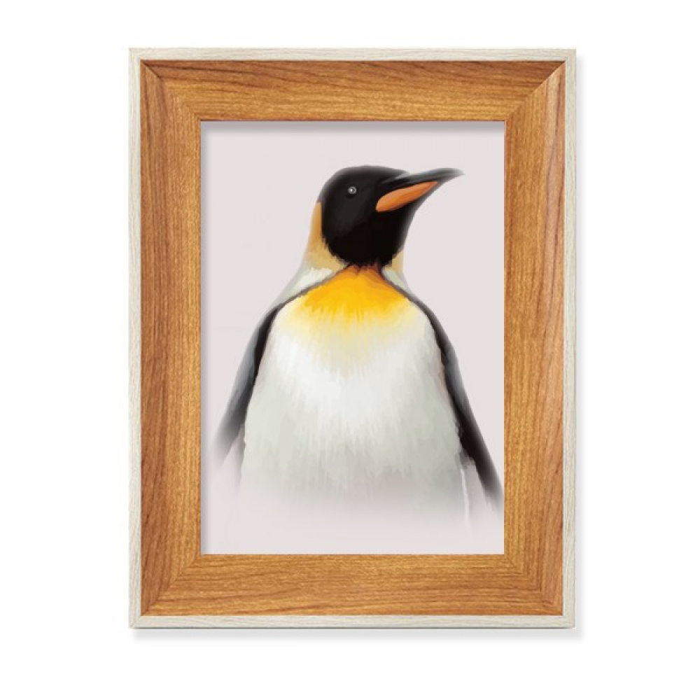 Penguin Chest Overlook South Pole Desktop Wooden Photo Frame Display ...
