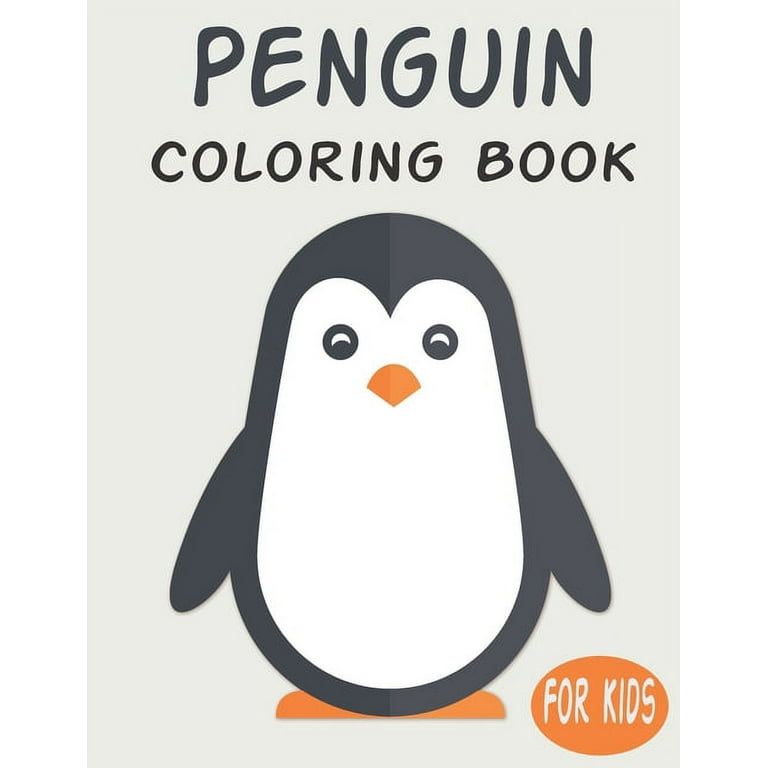 cute penguin coloring book