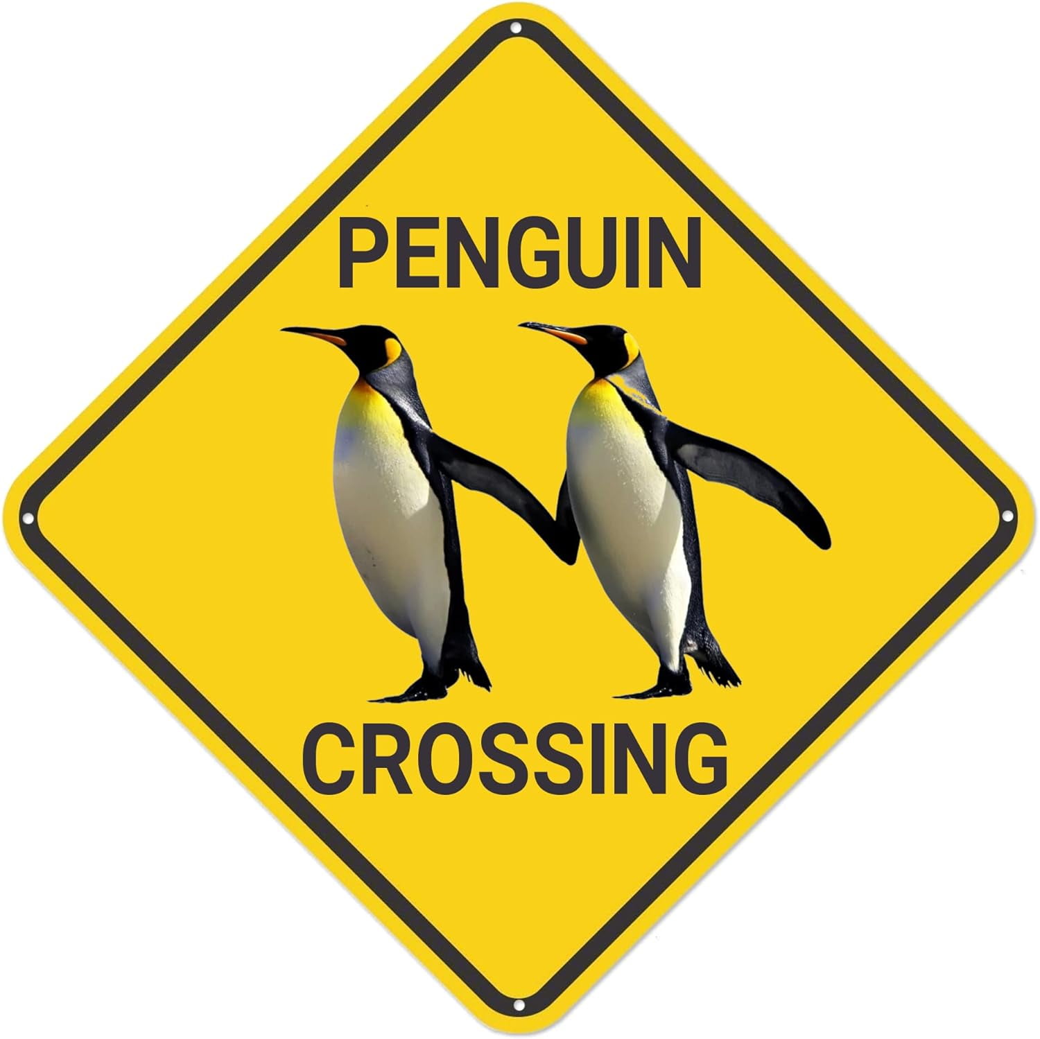 Penguin Crossing Sign, Penguin Sign Penguin Decor Penguin Lover Gift ...