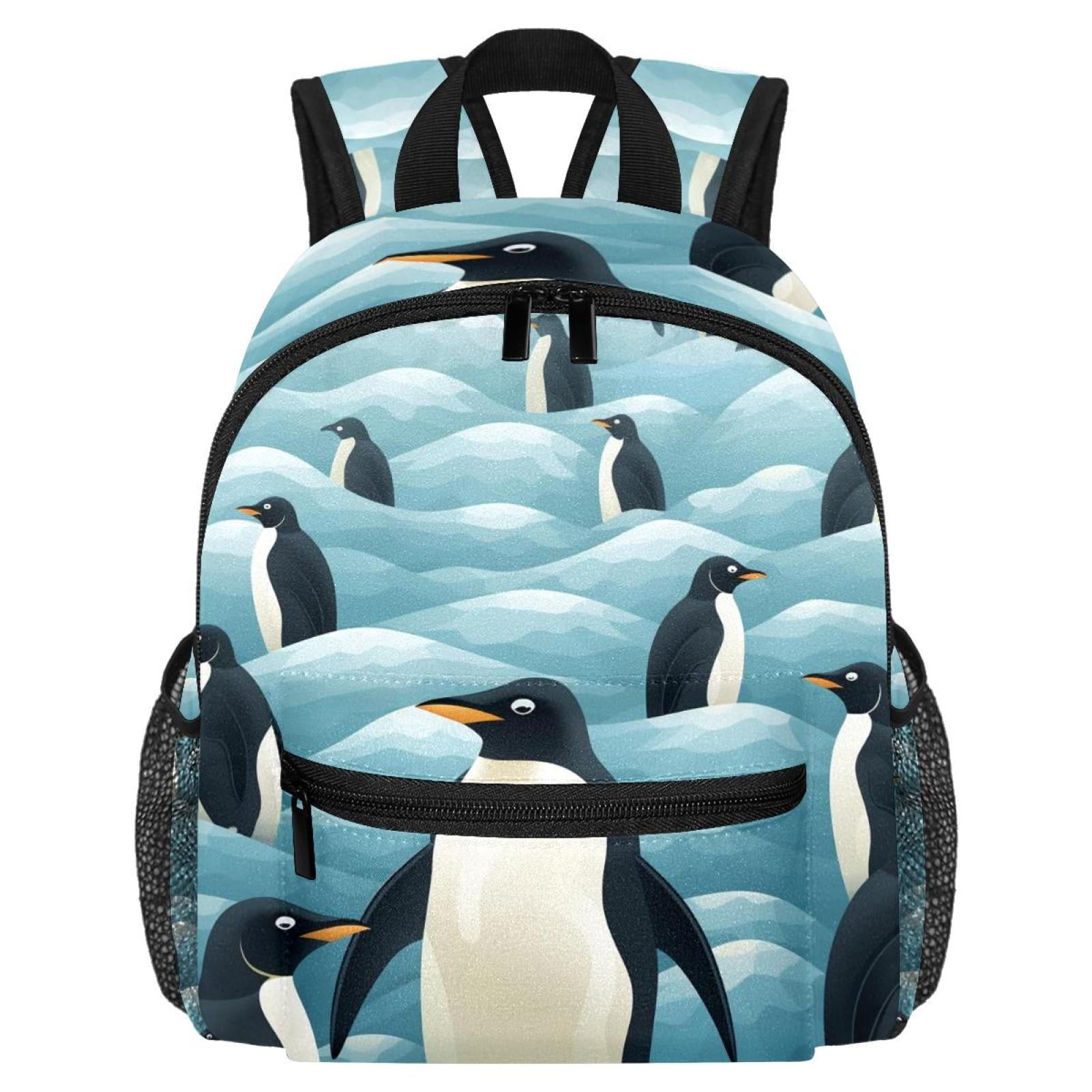 Penguin Cute Printed Backpack with Adjustable Shoulder Strap, Large ...