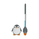 Penguin Dispensed Toilet Brush, Wall Mounted Base with Soft Hair ...