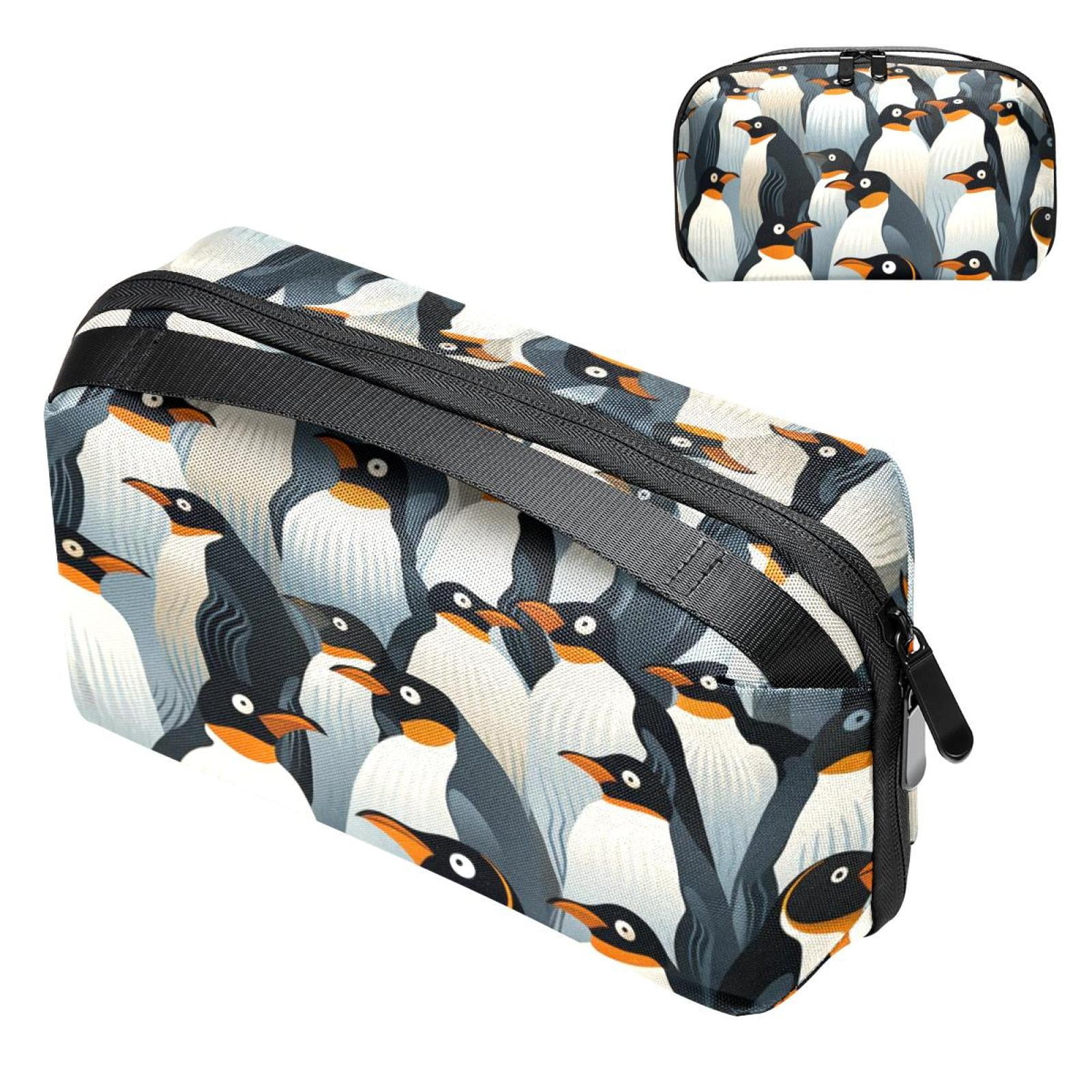 Penguin Electronic Organizer Travel Case, Waterproof Oxford Cloth ...