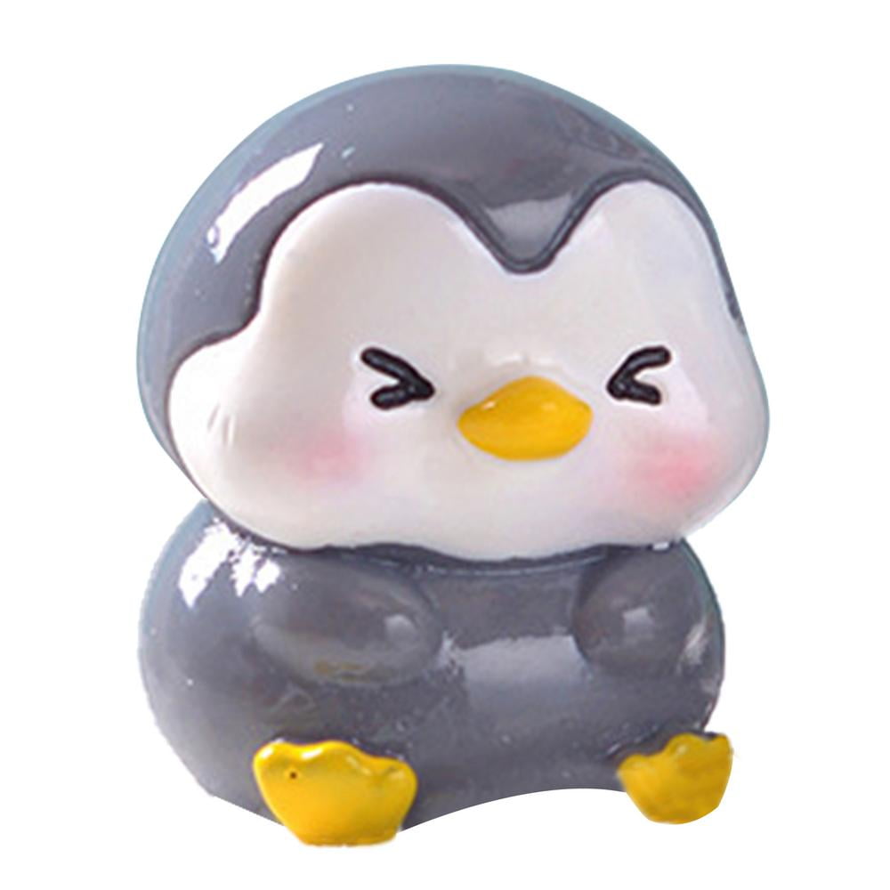 Penguin Figurines Collection Playset Cute Penguin Miniature Figurines ...
