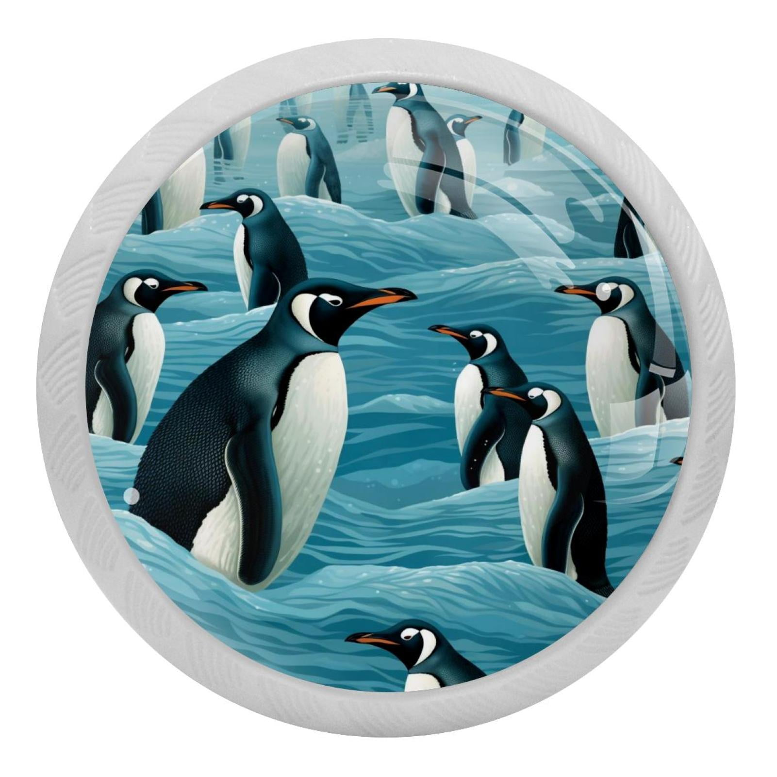 Penguin Fluorescent Drawer Pulls: Round 4-Pack of Glow-in-the-Dark ...