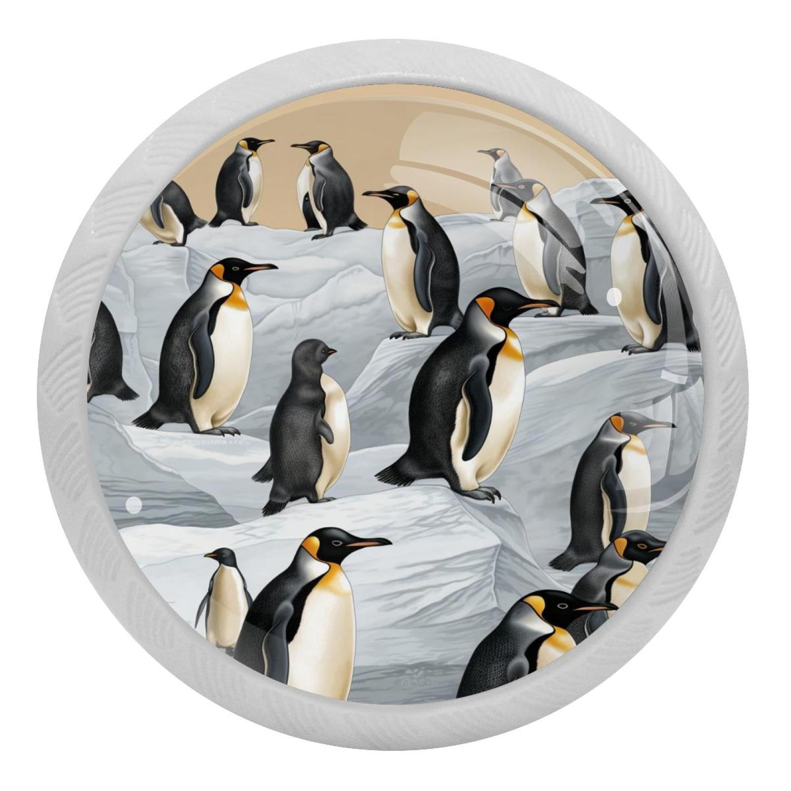 Penguin Fluorescent Drawer Pulls with Screws: Round 4-Pack, Glow-in-the ...