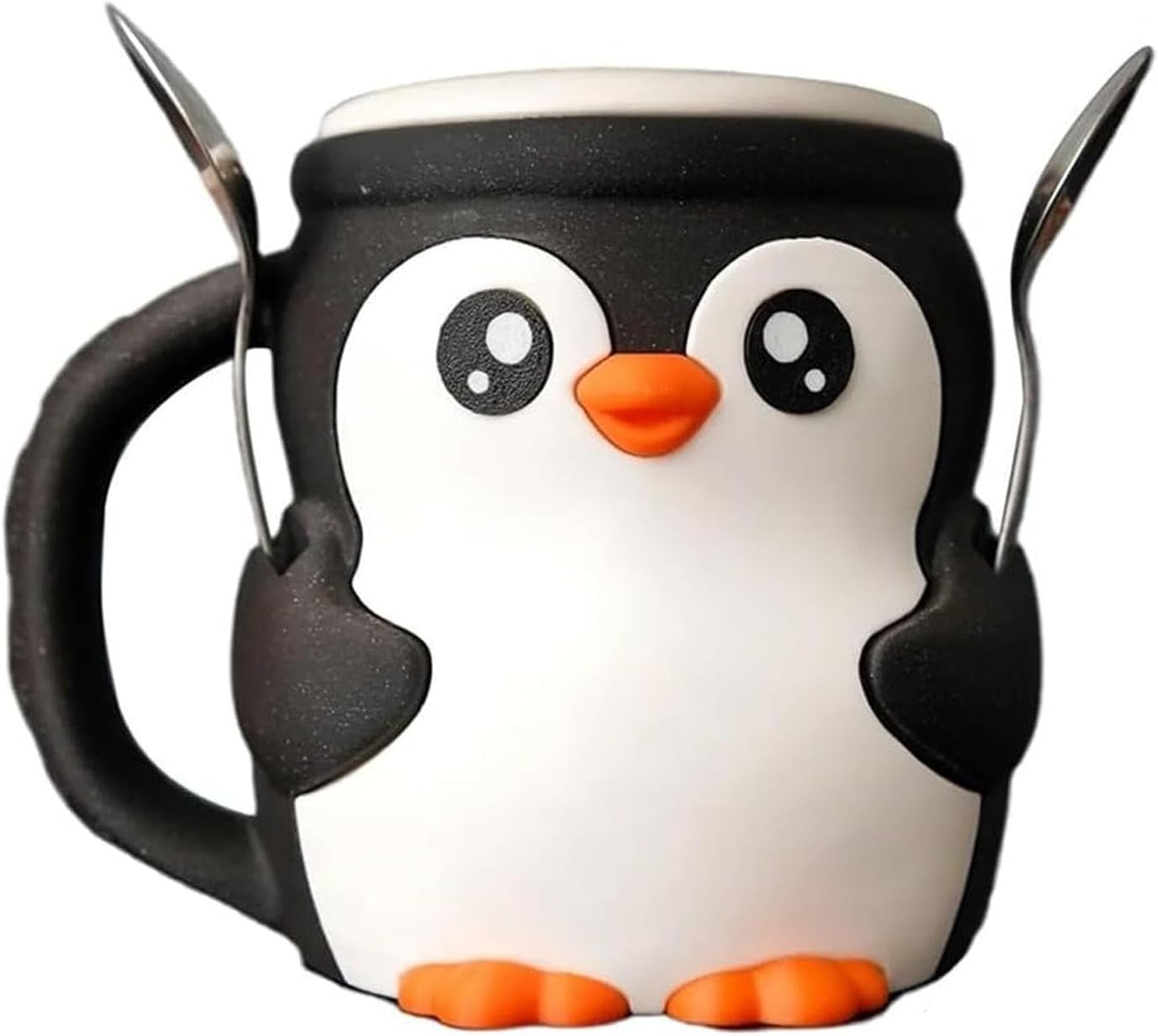 Penguin Ice Cream Pint Holder, 16oz 3D Printed Ice Cream Penguin Pint ...