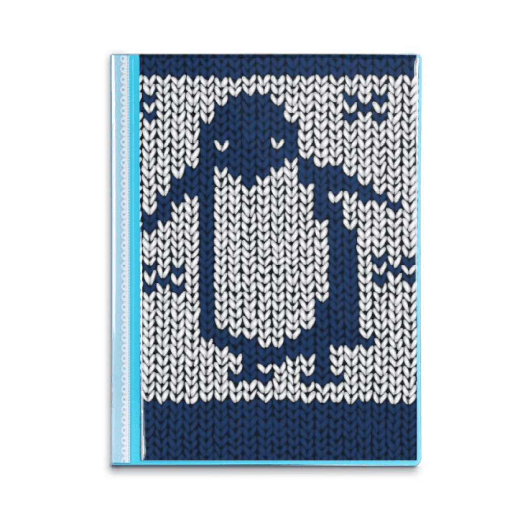 Penguin Knit Nordic Illiustration Pattern Book Sheet Protectors ...