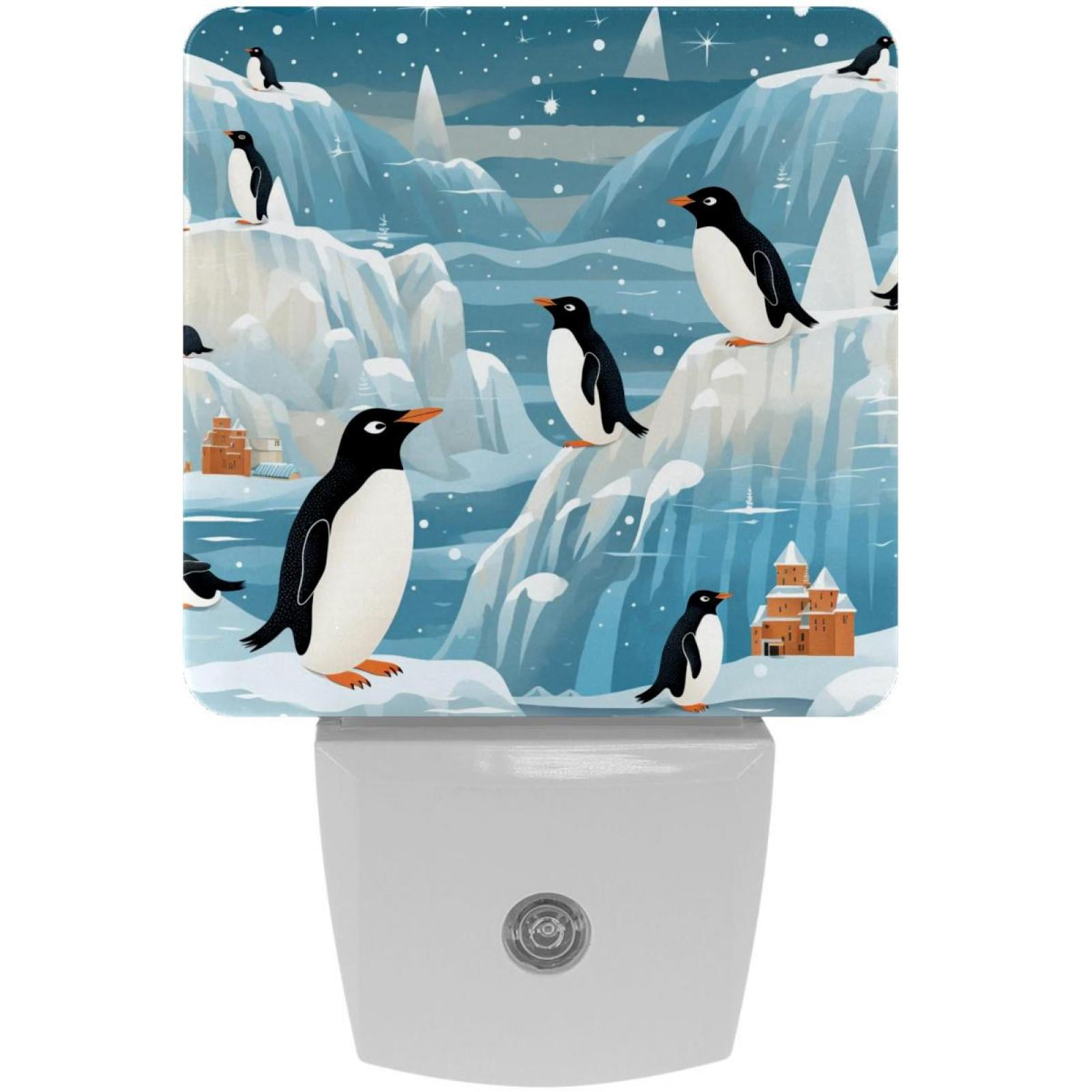 Penguin LED Square Night Light - Small and Bright Square-shaped LED ...