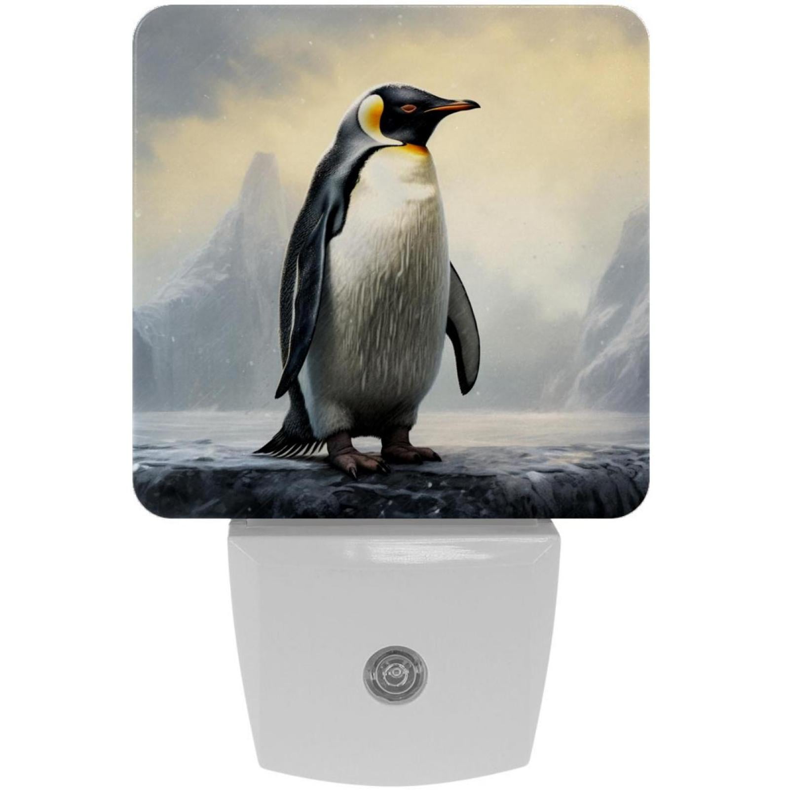 Penguin LED Square Night Lights - Bright and Compact Bedroom or ...