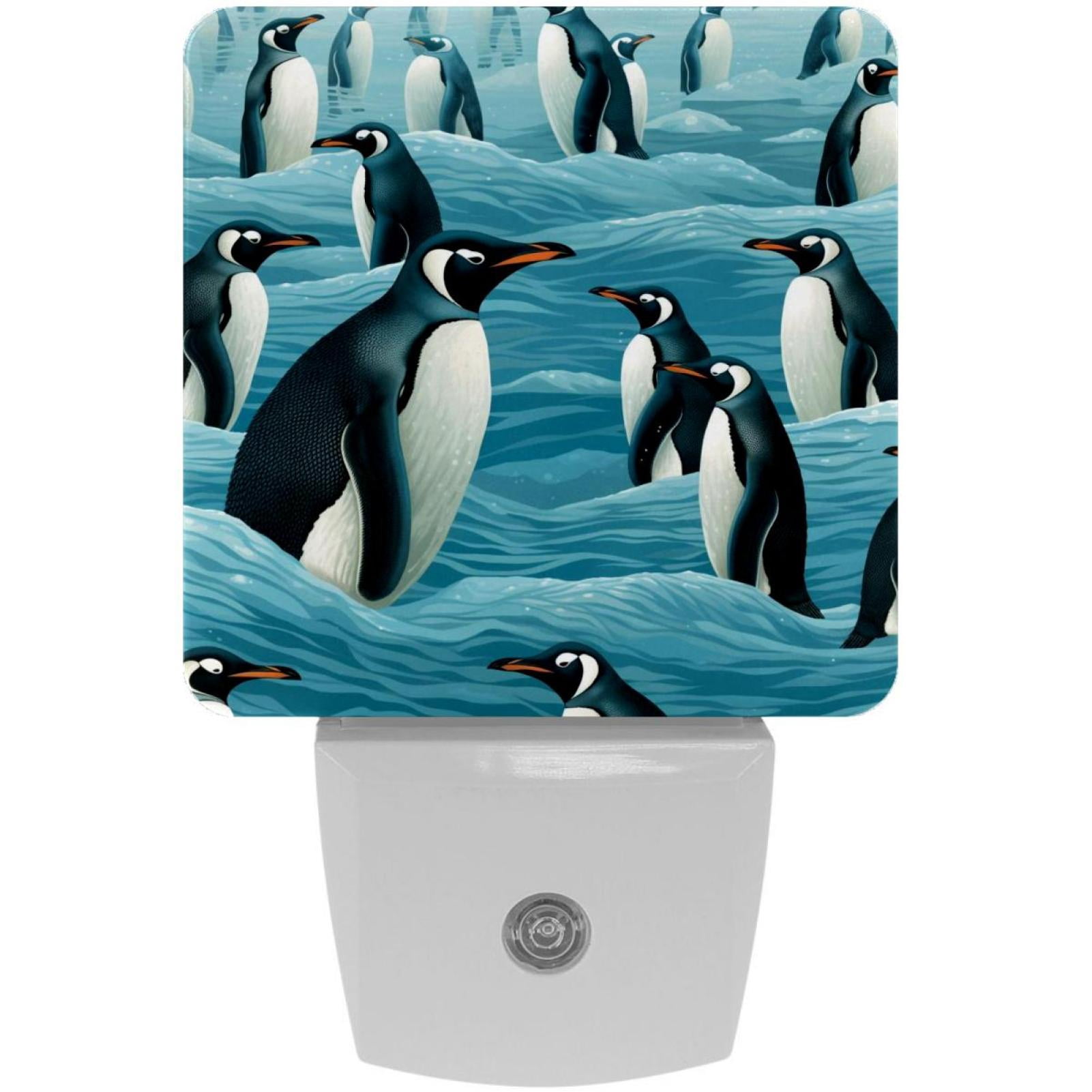 Penguin LED Square Night Lights - Bright and Compact Bedroom or ...