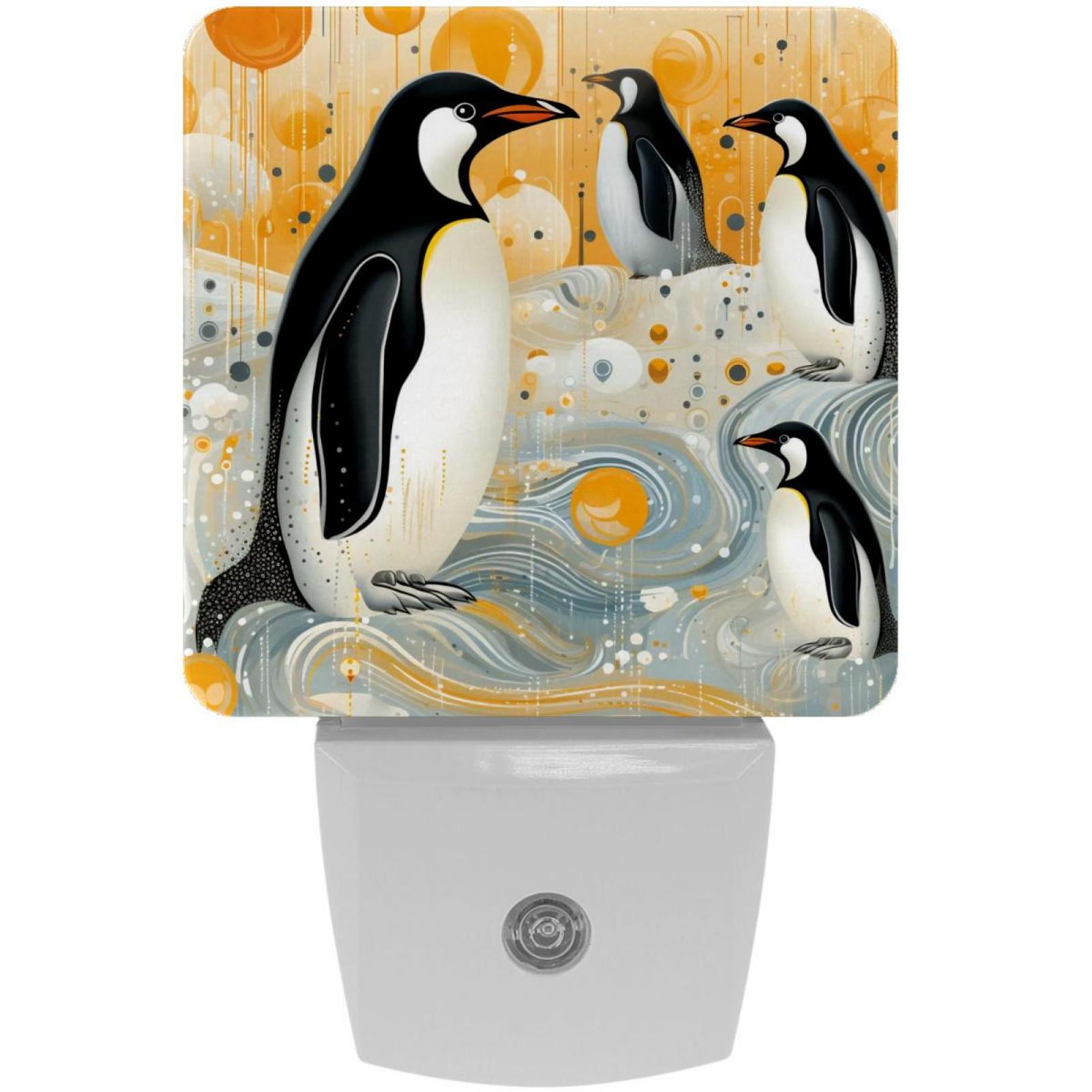Penguin LED Square Night Lights - Energy Efficient and Stylish Bedroom ...