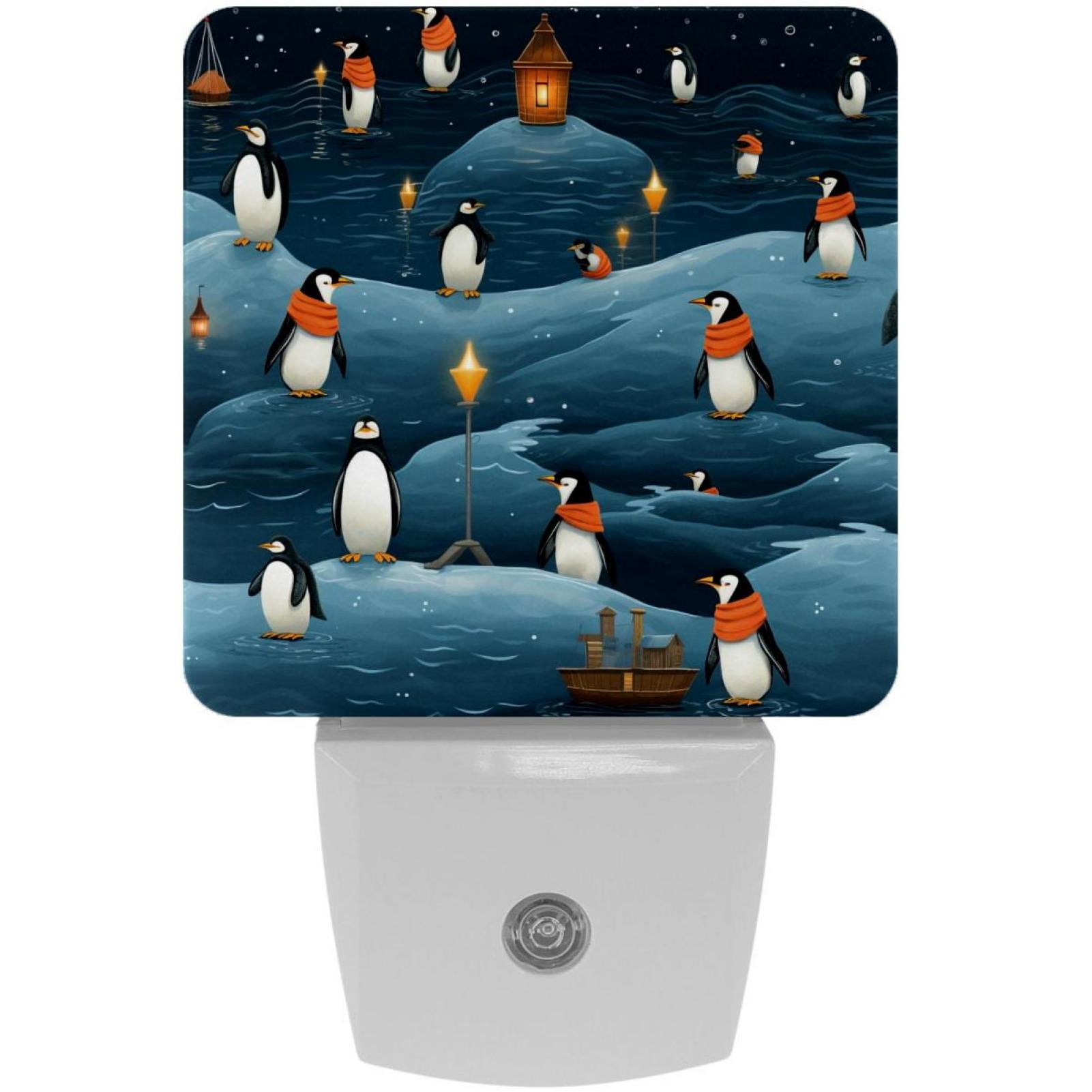 Penguin LED Square Night Lights - Stylish and Functional Nightlight for ...