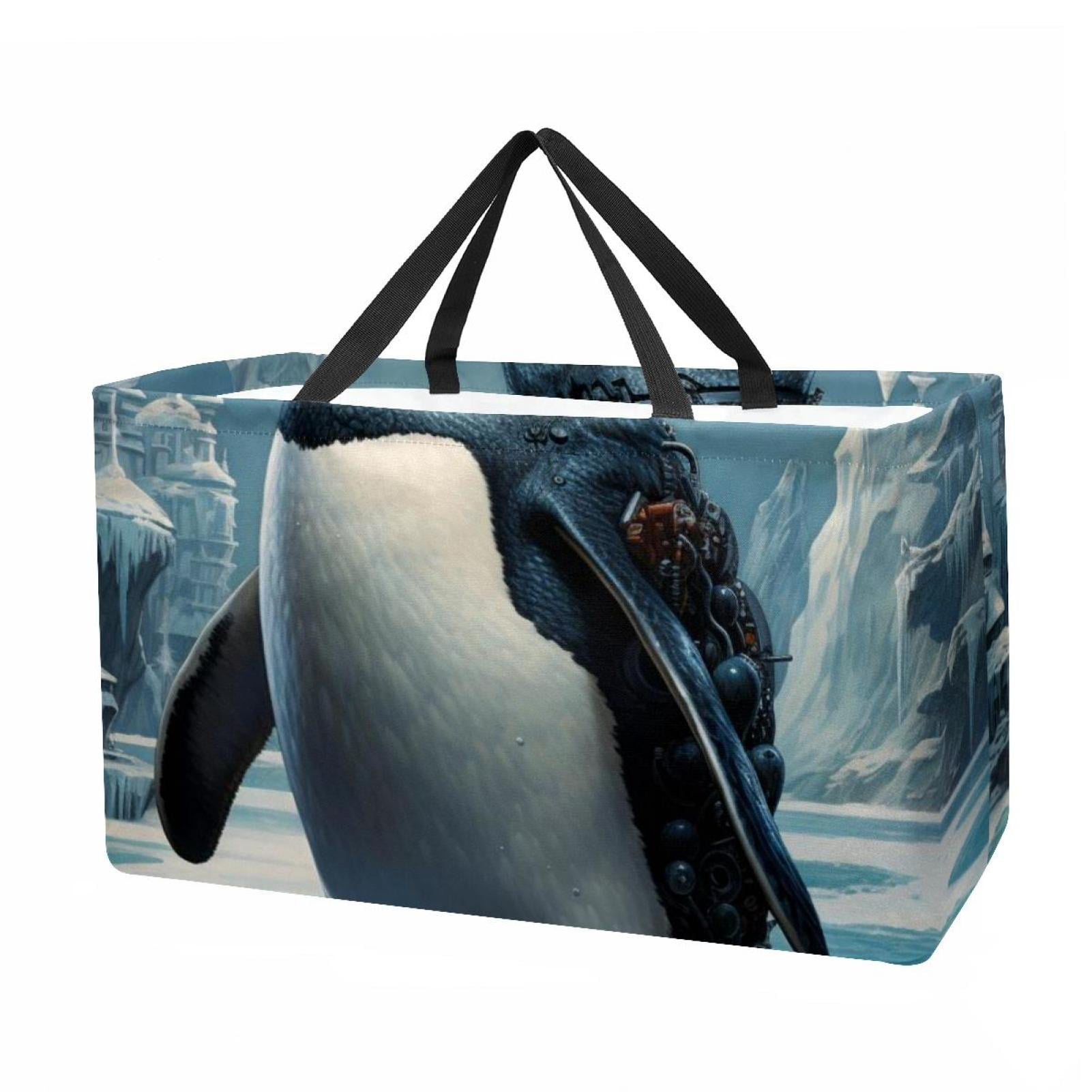 Penguin Large Capacity Foldable Oxford Cloth Decorative Box - Reusable ...