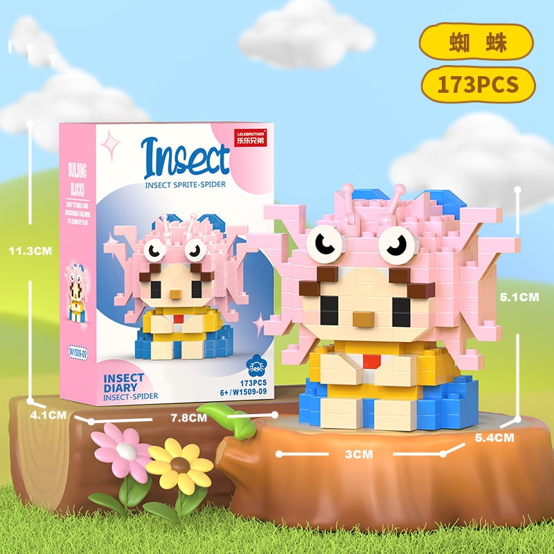 Penguin Mini Block Animal Reindeer Micro Building Block for Adults 3D ...