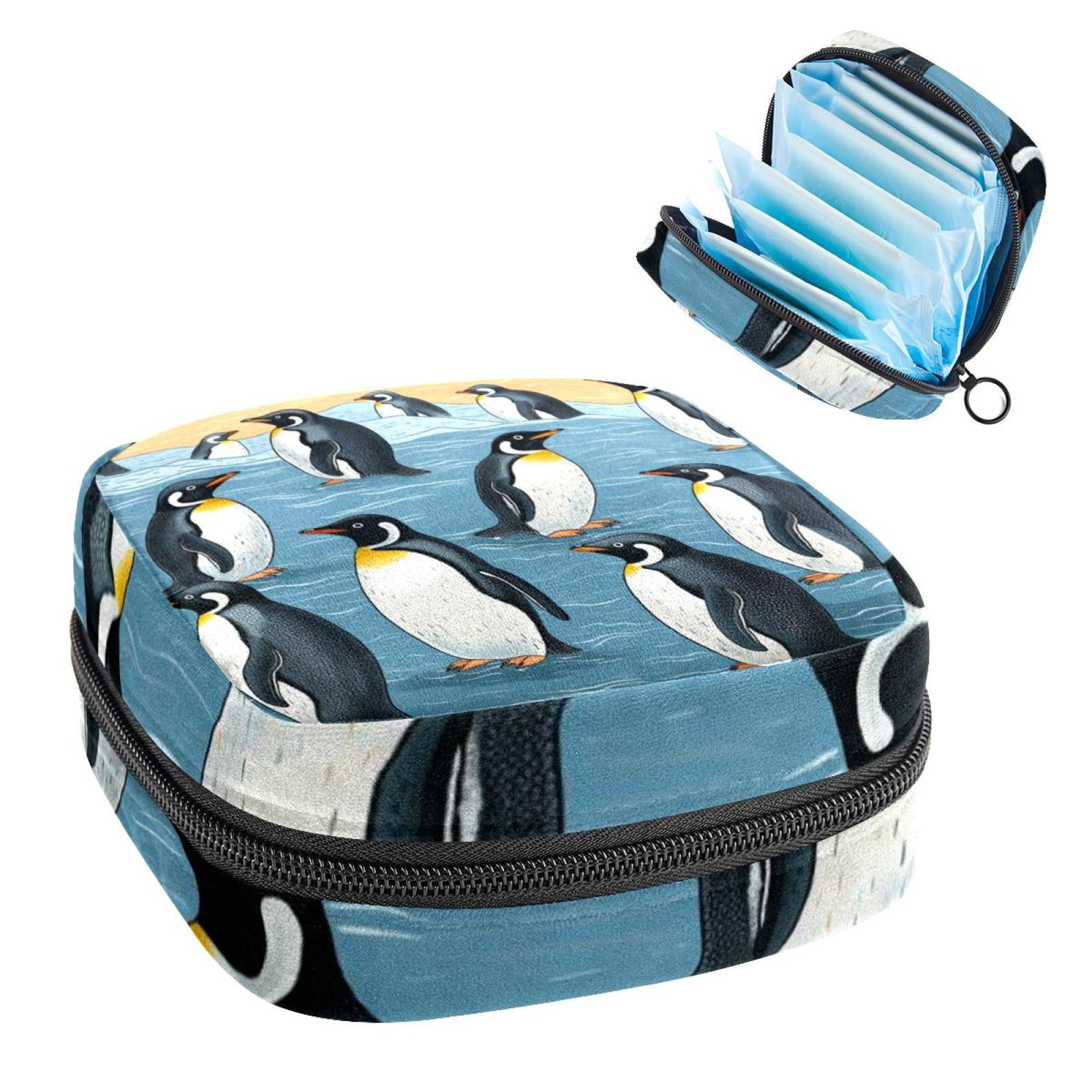Penguin Pad Bag Storage Organizer Pouch for Menstrual Hygiene Products ...