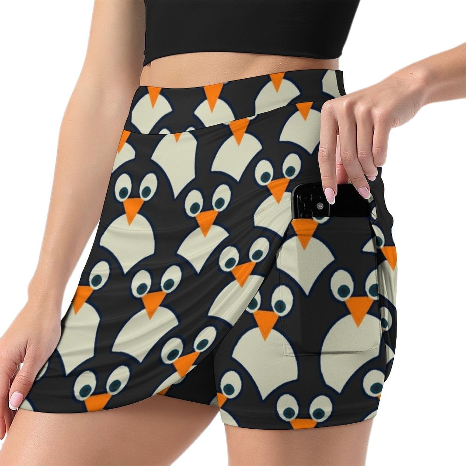 Penguin Pile-Up Light proof trouser skirt Clothes for summer micro mini ...