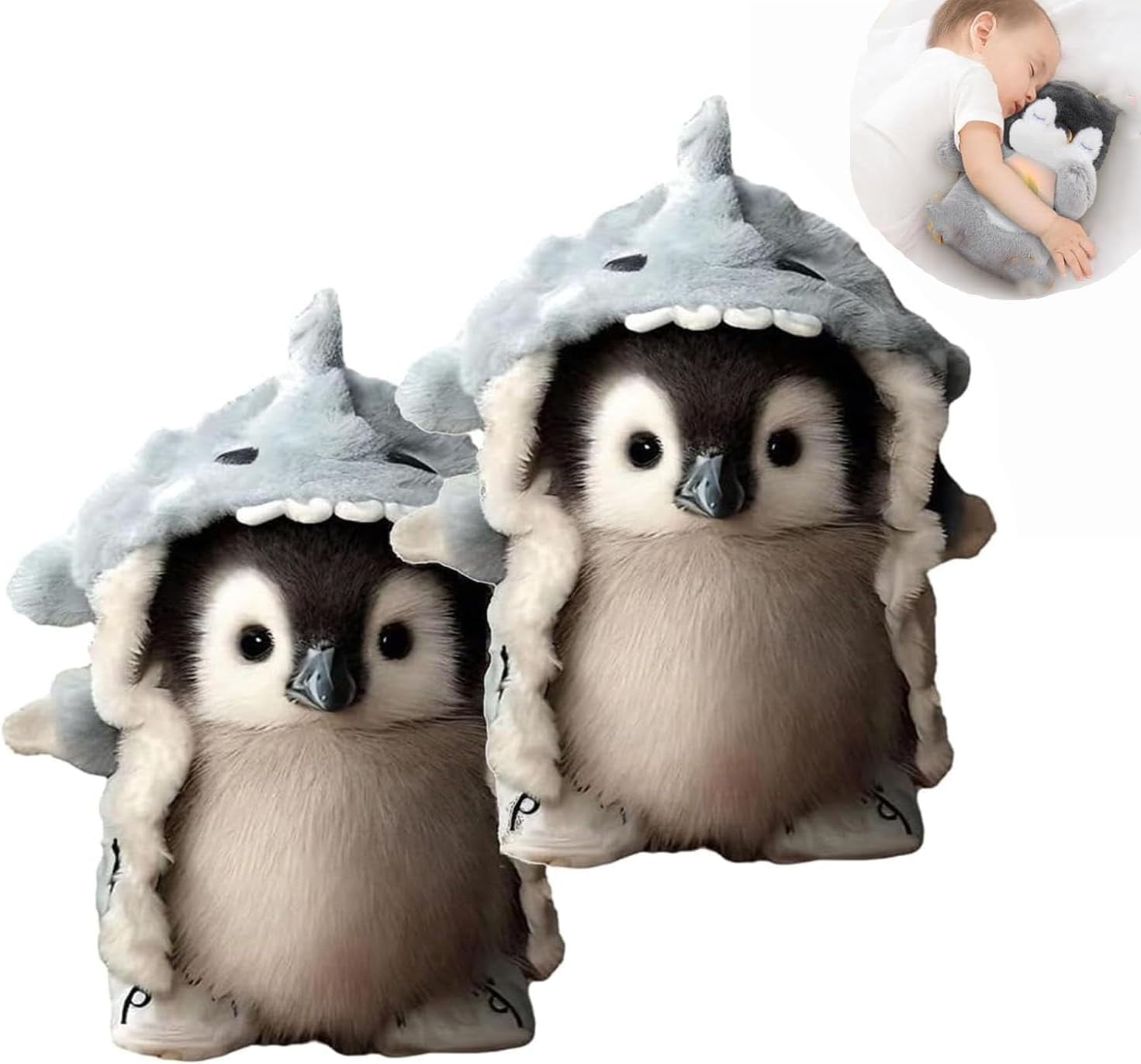 Penguin Plush,Super Realistic Plush Robot Penguins,Funny Interactive ...