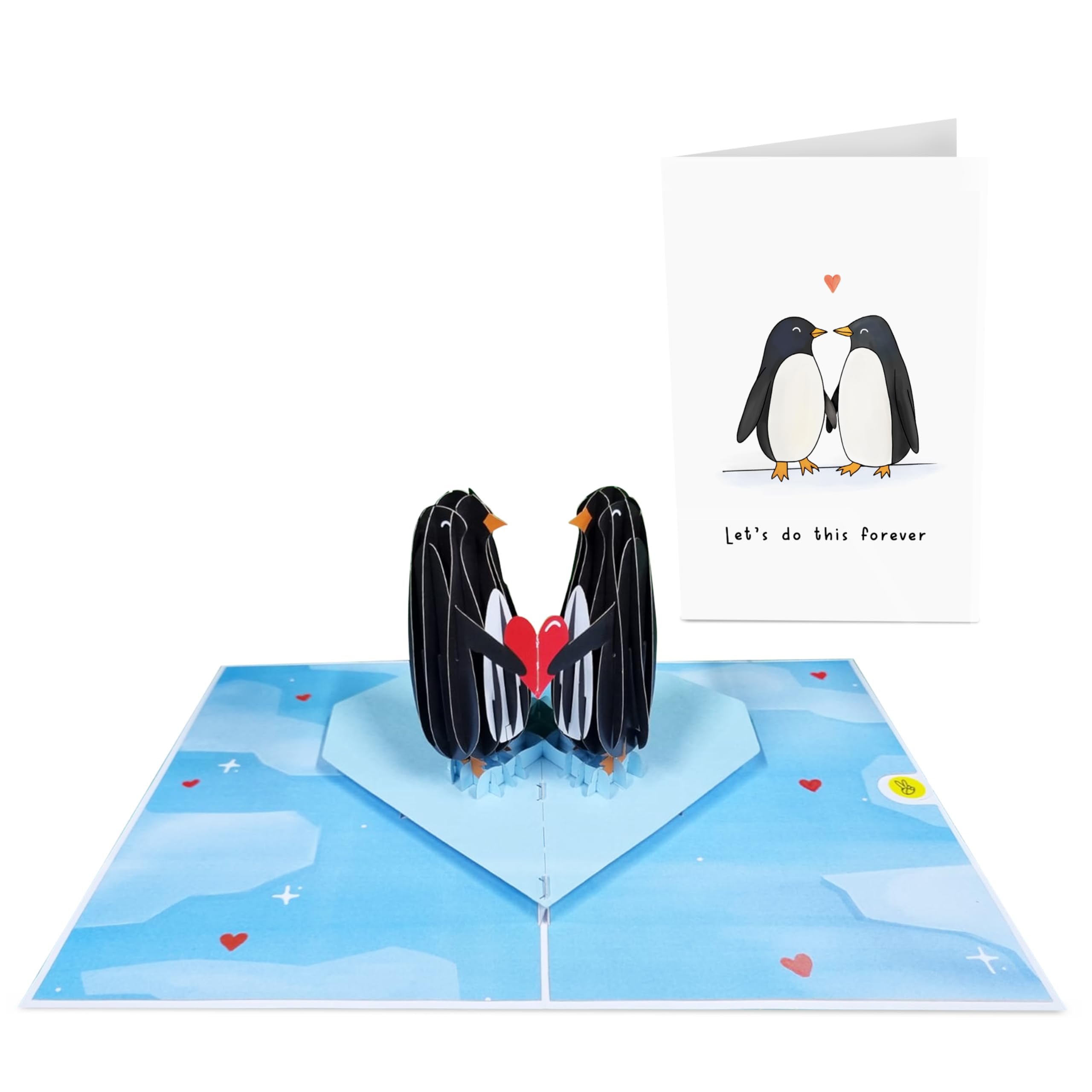 Penguin Pop Up Card - Let's Do This Forever - Romantic Cards for Men ...