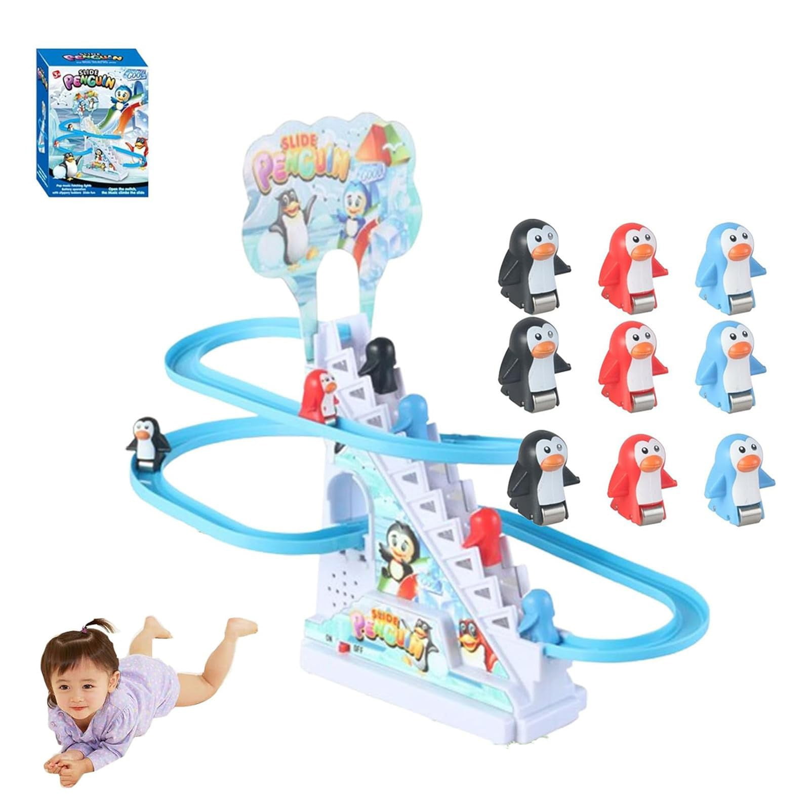 Penguin Race Game Playful Penguin Race Game Penguin Race Slide, Penguin ...