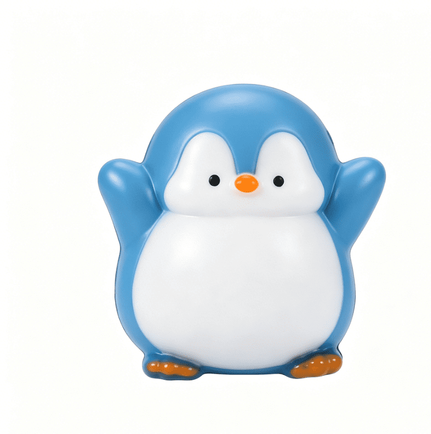 Penguin Shaped Squishy, Slow Rising Stress Relief Squeeze, Cute Sensory ...