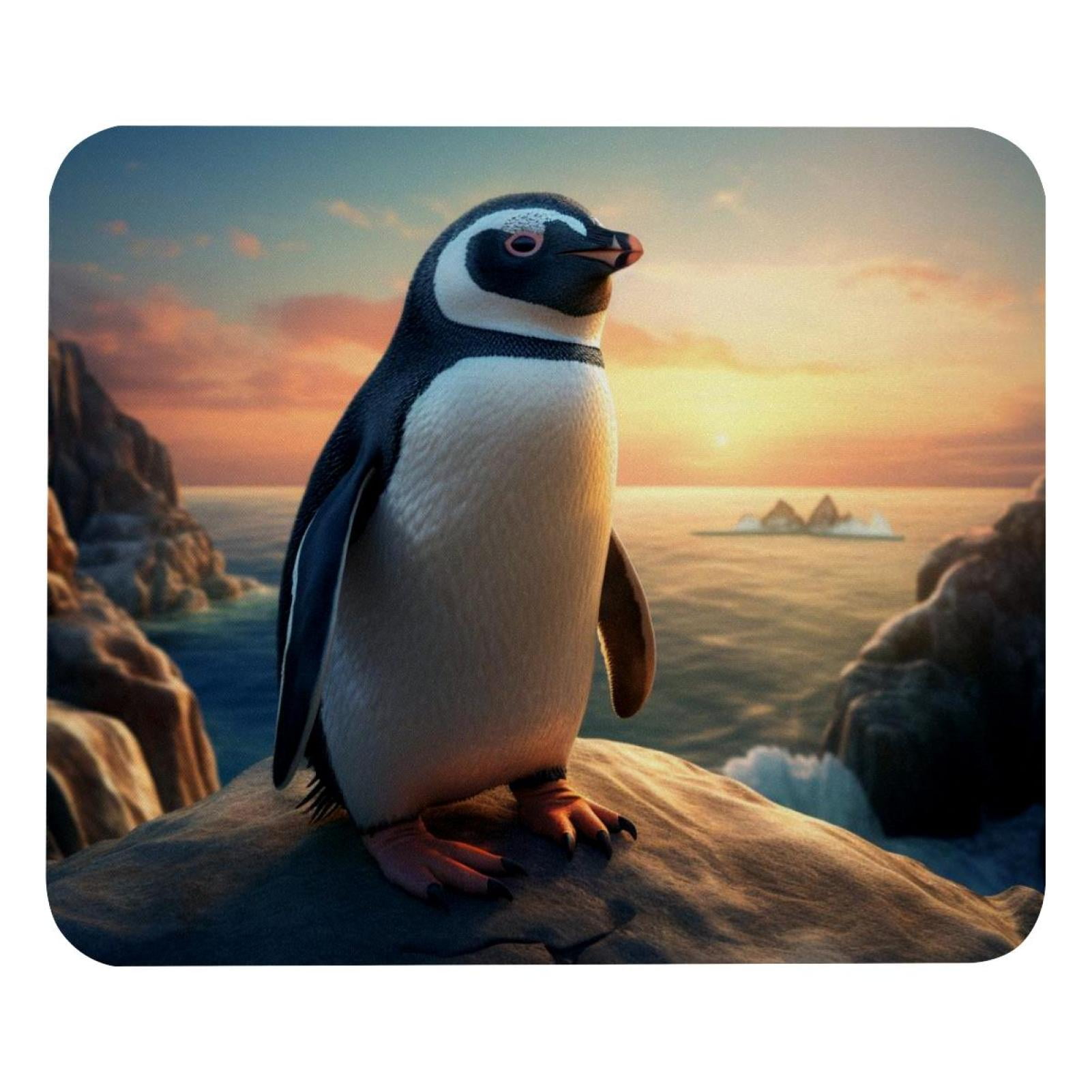 Penguin Square Non-Slip Rubber Bottom Printed Desk Mat Mousepad for ...