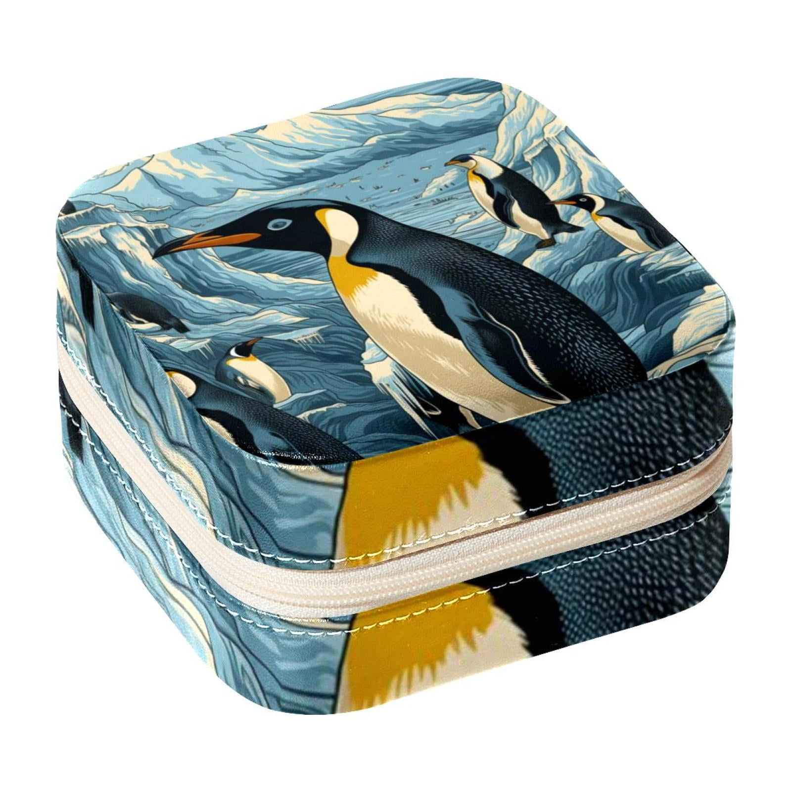 Penguin Square Portable Jewelry Box Organizer for Rings, Earrings ...