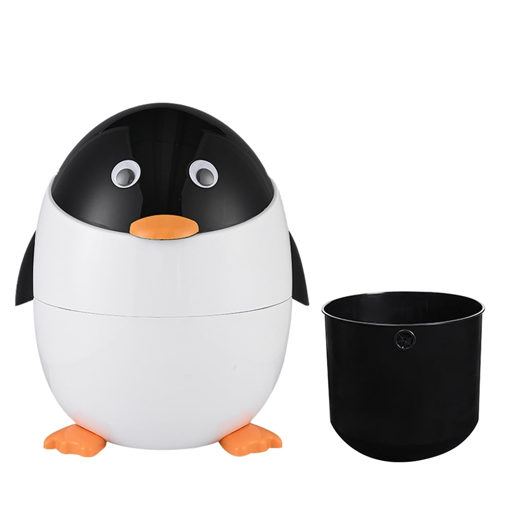 Penguin Trash Can Car Container Kids Porcelain Pestle Replacement Rod ...