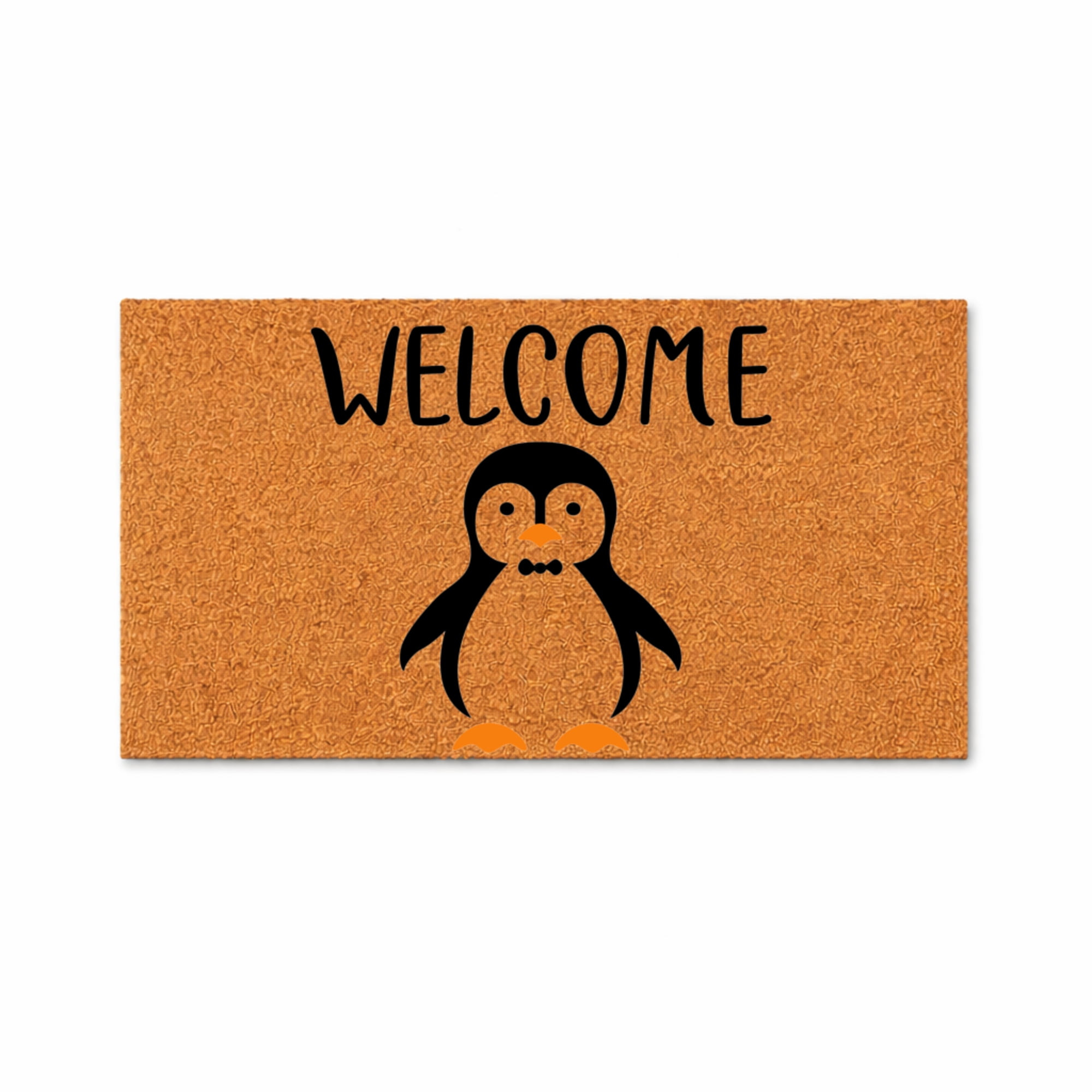 Welcome Penguin Doormat, Cute Penguin Welcome Mat, Indoor Outdoor ...