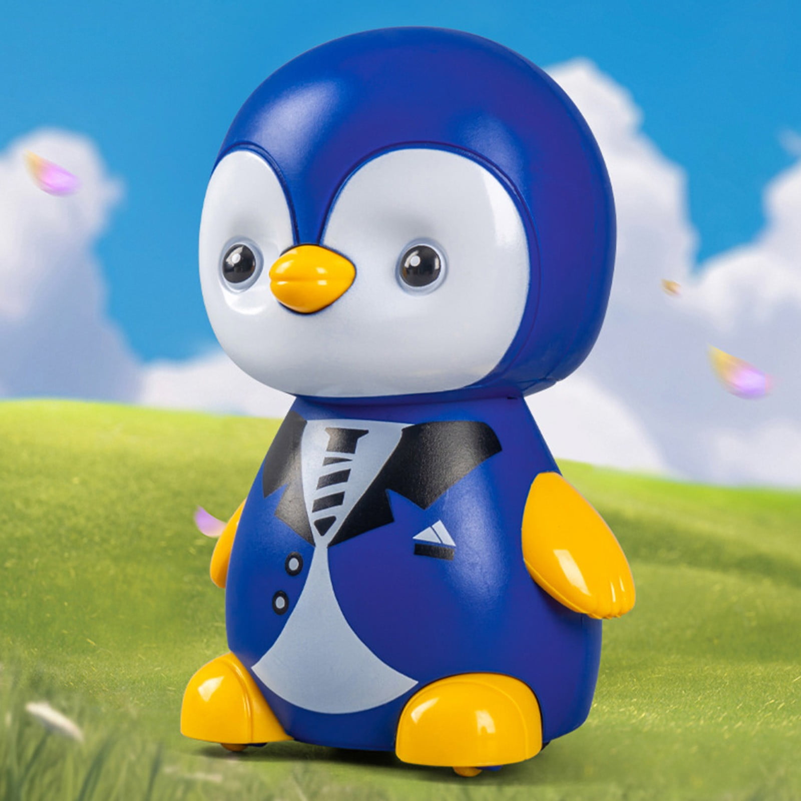 Penguin Wobble Car Toy - Push & Slide, Handheld Fun for Kids, Indoor ...