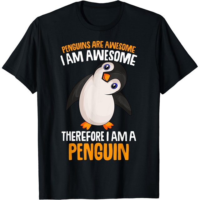 Penguins Are Awesome Girl Kids Boys Women Penguin T-Shirt - Walmart.com