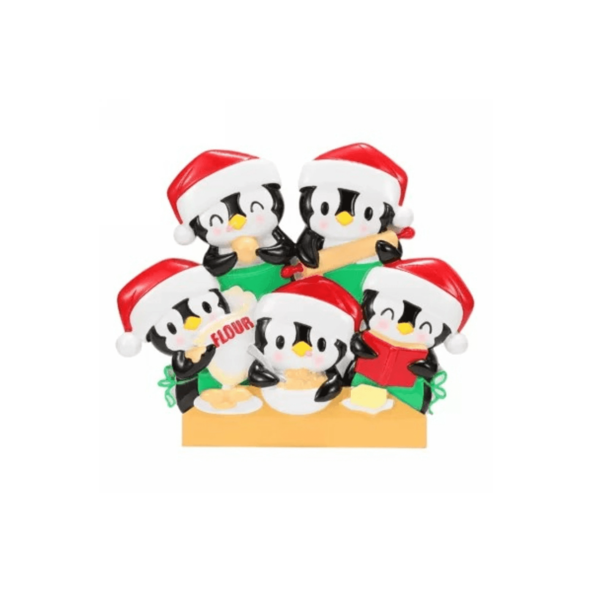 Penguins Baking, Family of 5, Grandchildren, Holiday Cookies, Cookie ...