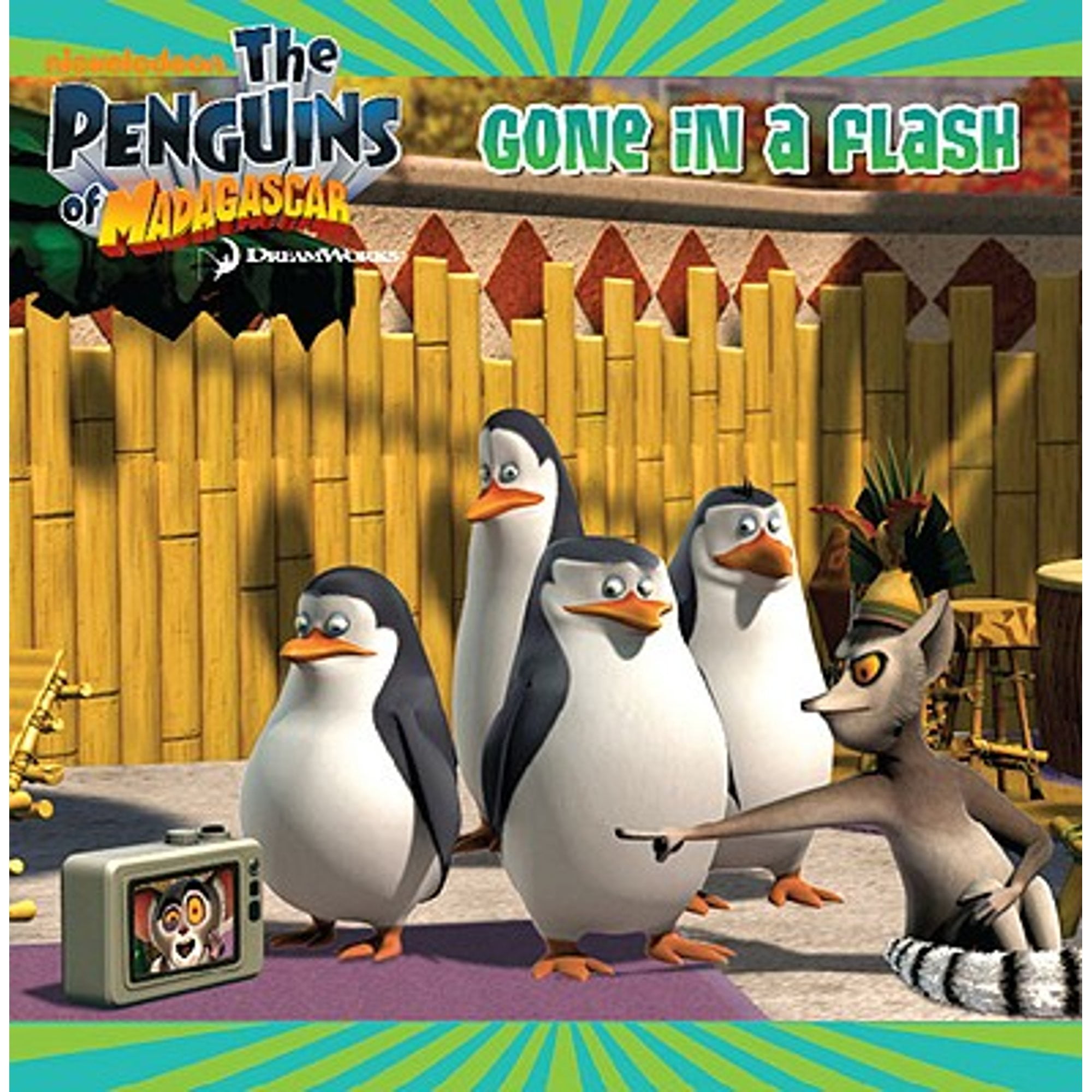Penguins Of Madagascar 8x8 Gone In A Flash Paperback