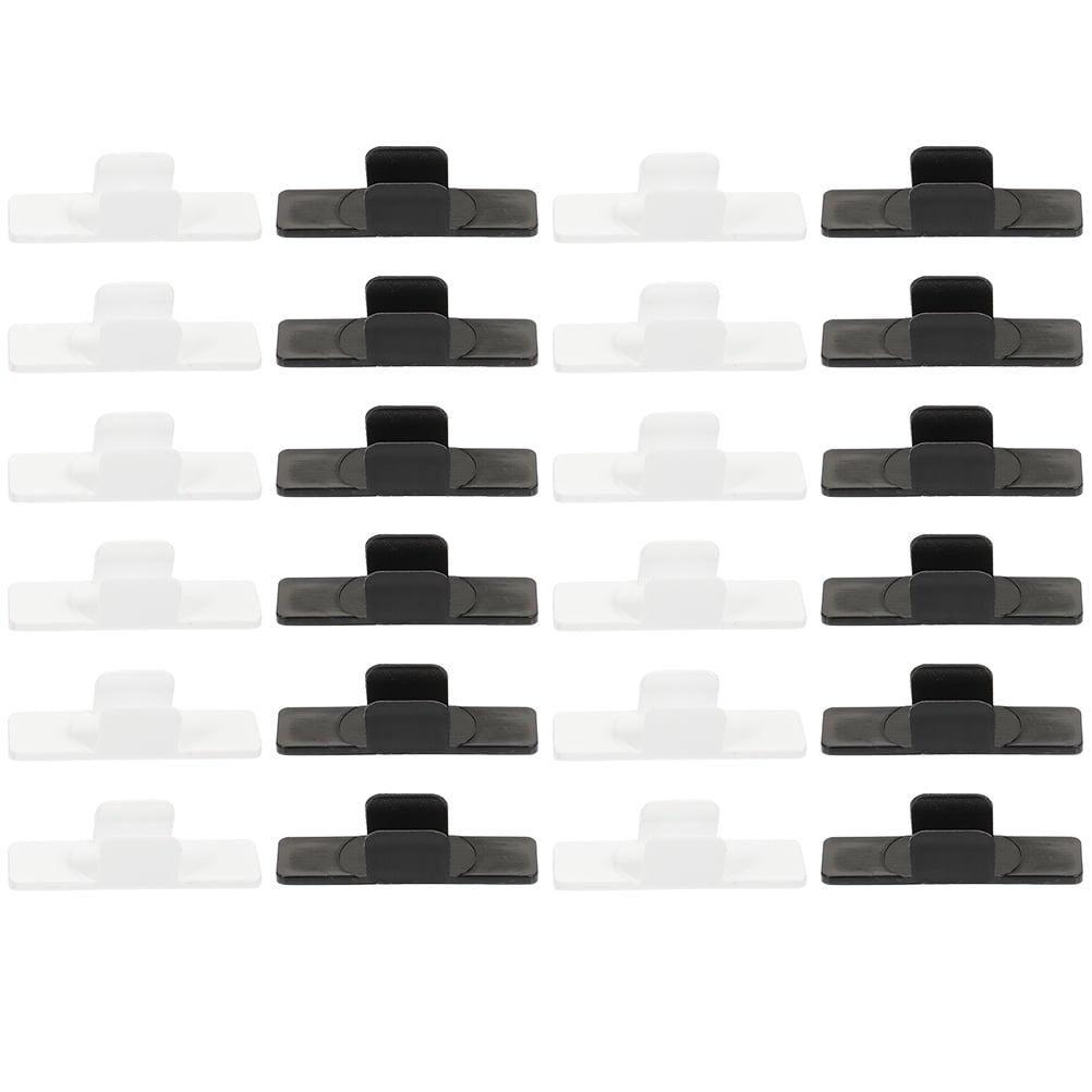 24pcs Self-adhesive Pen Holder Clips for Whiteboard Made of ABS ...