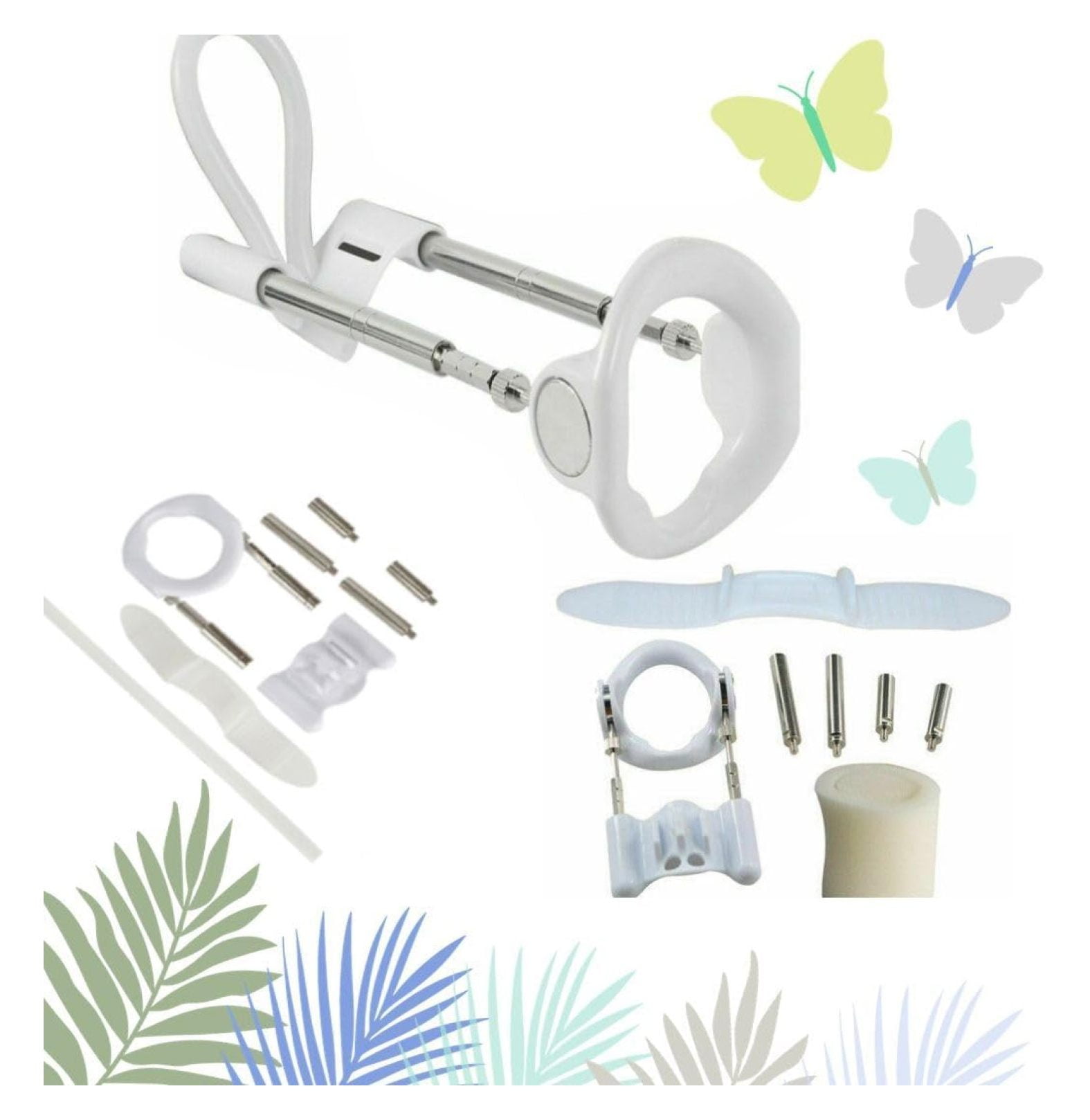 Penile Traction Therapy Device Massage Kit for Men Extender Parts Rod ...