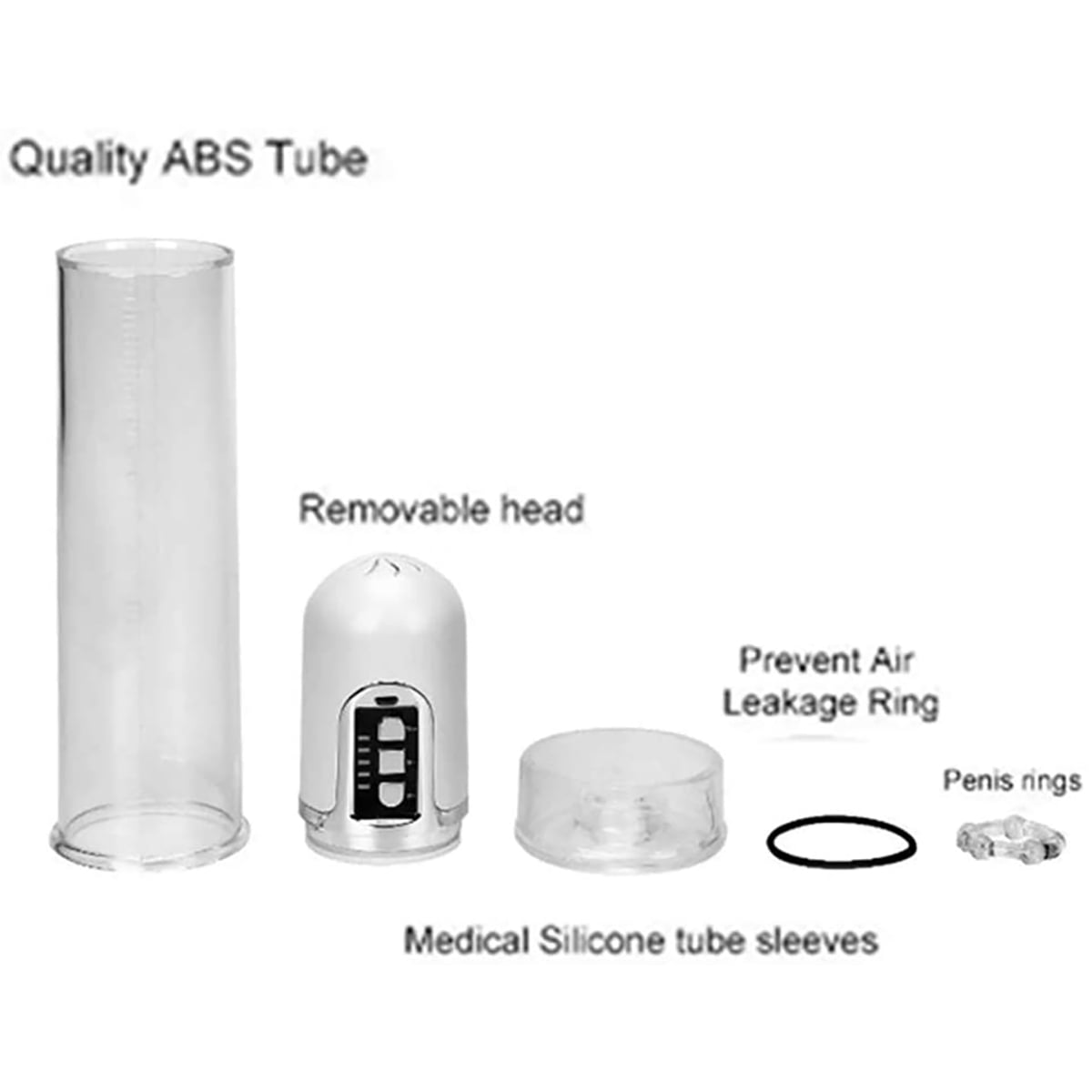 Penis Pump Manual Vacuum Penis Pump Strengthen Enlarger Booster Extender Device With Suction