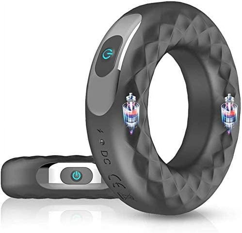 Penis Ring 10 Vibration Kinds Magnetic Charging Rechargeable Vibrate ...