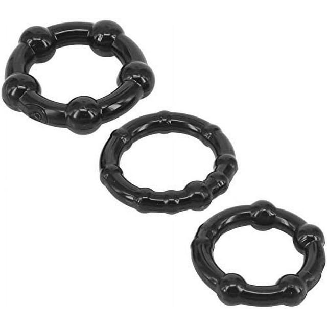 Penis Ring 3 Pcs Cock Rings Sets Tpe Delay Rings With Bumps For Longer Harder Stronger Erections