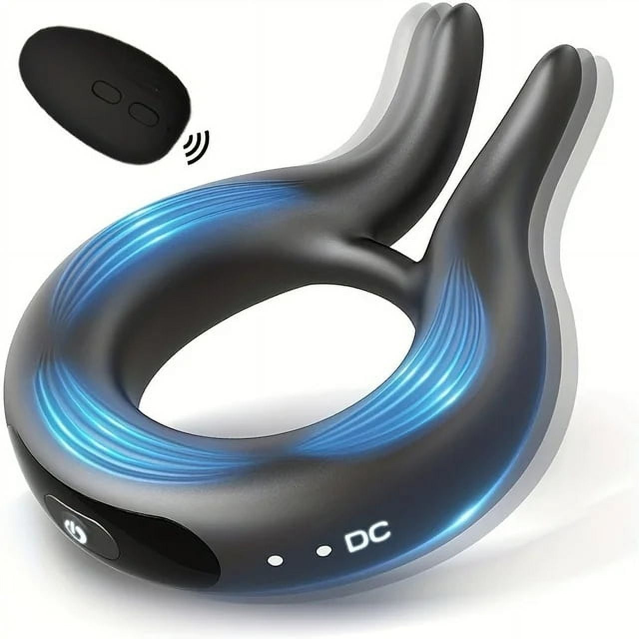 Penis Ring Vibrator For Men Vibrating Ring Cockpenis Rings For Adult Sex Erection Silicone