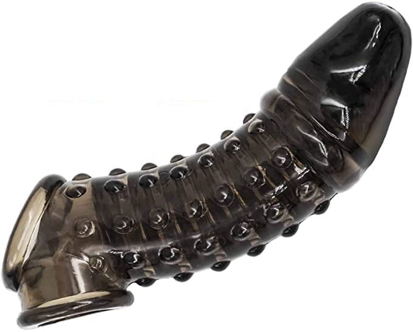 Penis Sleeve Cock Enlarger Male Length and Girth Extender Male Delay Ejaculation Enhancement ...