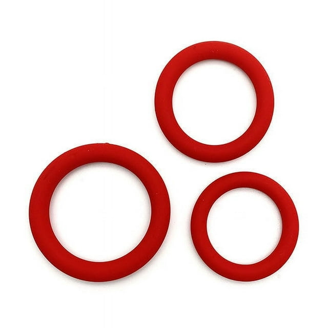 Penis Sleeve Penis Rings Set Of 3 Items,silicone Penis Ring,cock Ring
