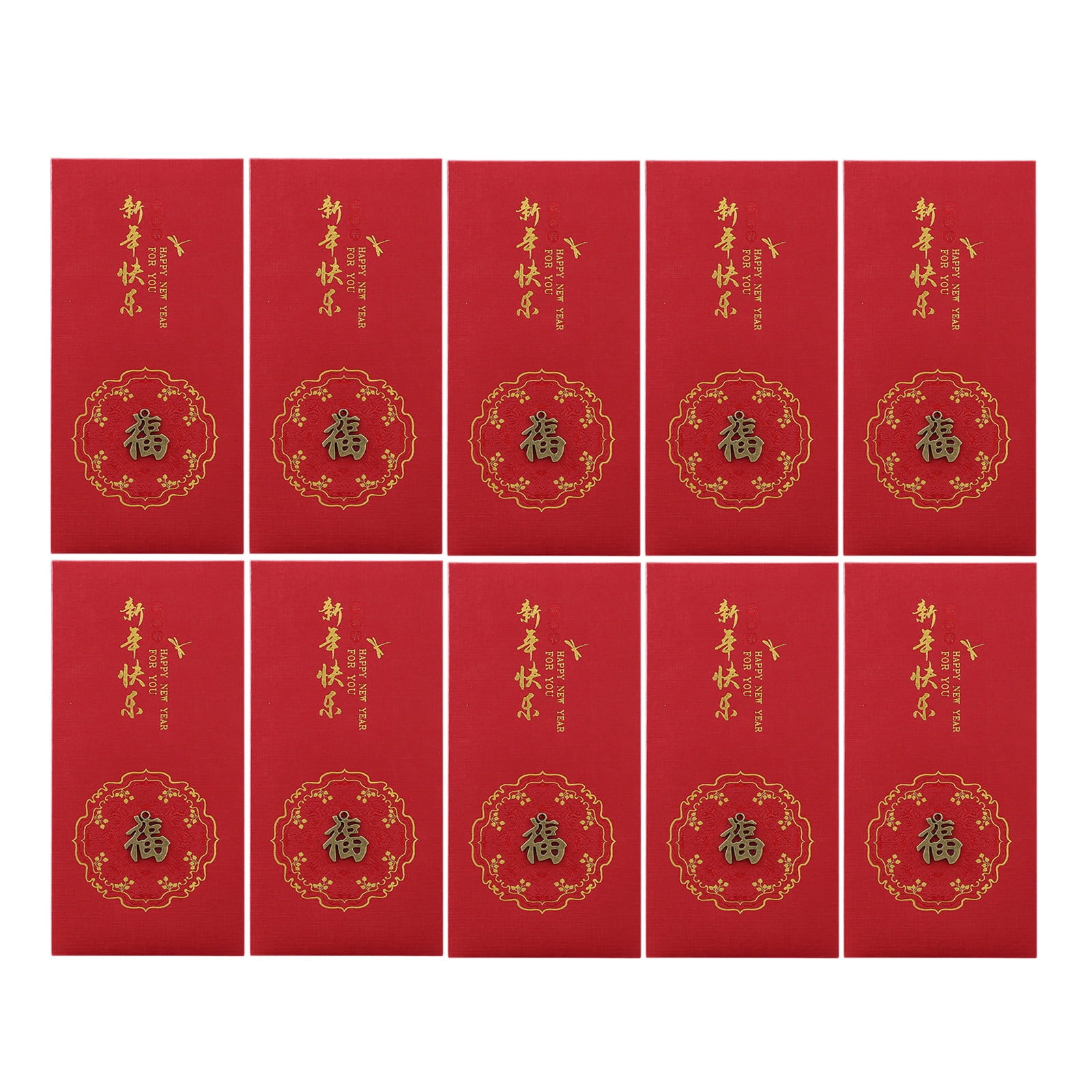 Penkiiy 10PCS Chinese New Year Red Envelopes for 2025 Snake Lunar New ...