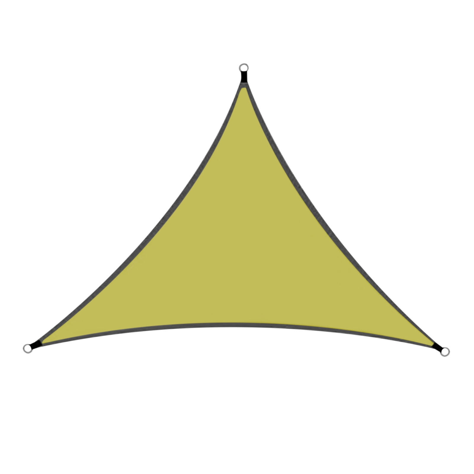 Penkiiy 13.1' x 13.1' x 13.1'Sun Shade Sail Triangle Patio Canopy, UV ...