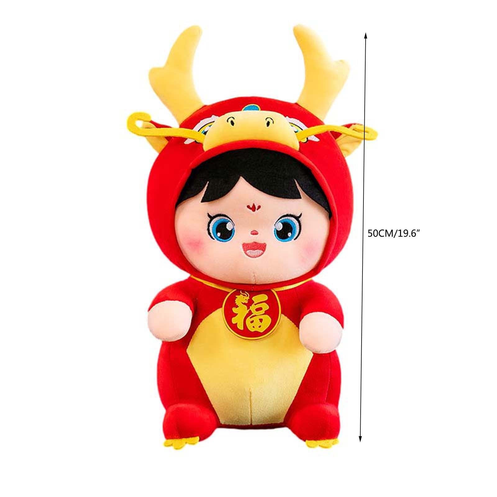 Penkiiy 2024 Lunar Dragon Stuffed Animal Plush Toy, Chinese Lunar New ...