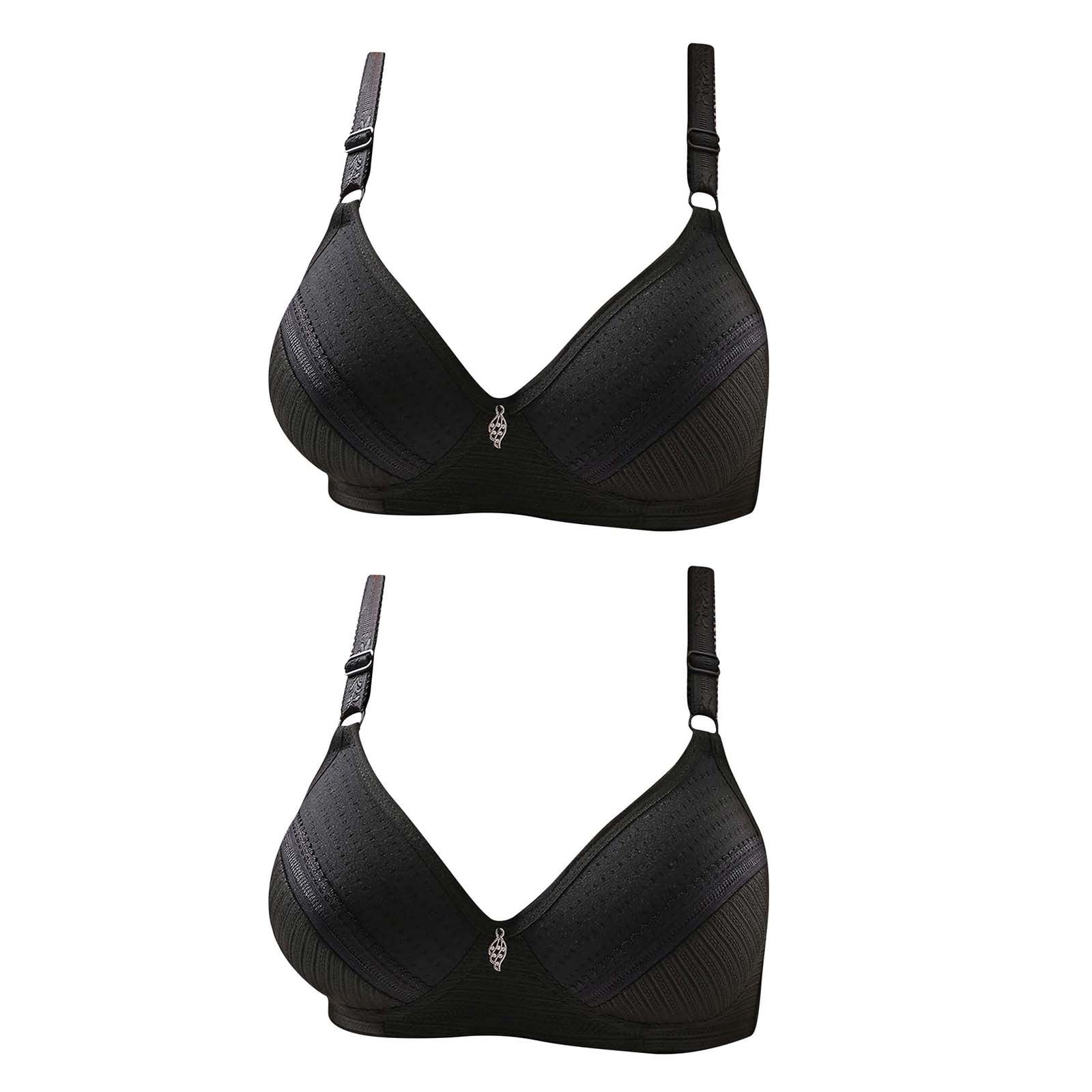 Penkiiy 2PC Womens Lingerie Bras Plus Size Underwear Bralette Bras ...