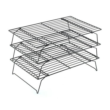 AAKRAF 3-Tier Stackable Metal Cooling Rack - Baking Shelf for Kitchen ...