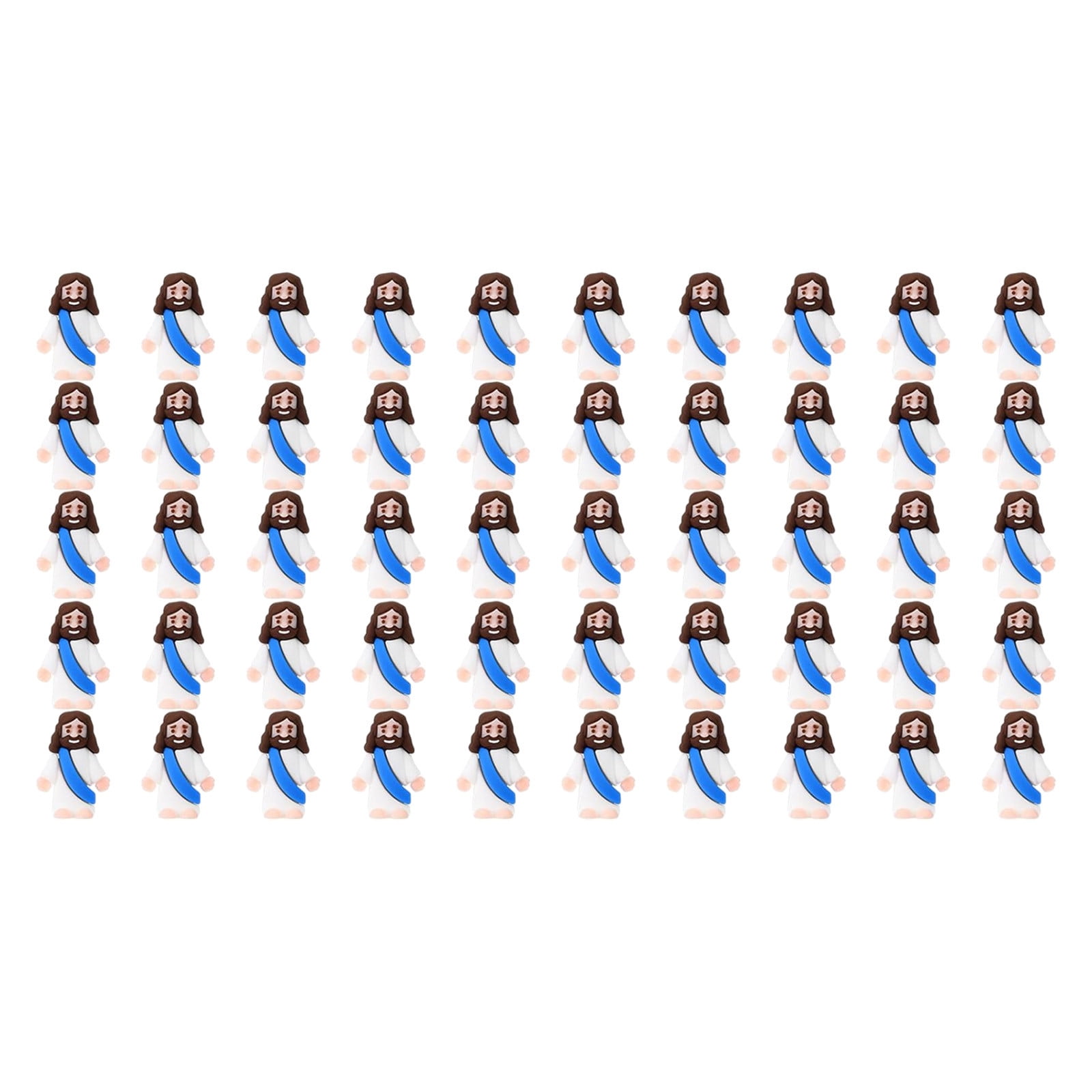 Penkiiy 50 Pack Mini Jesus Figurines Bulk Little Jesus Toys Tiny Jesus ...