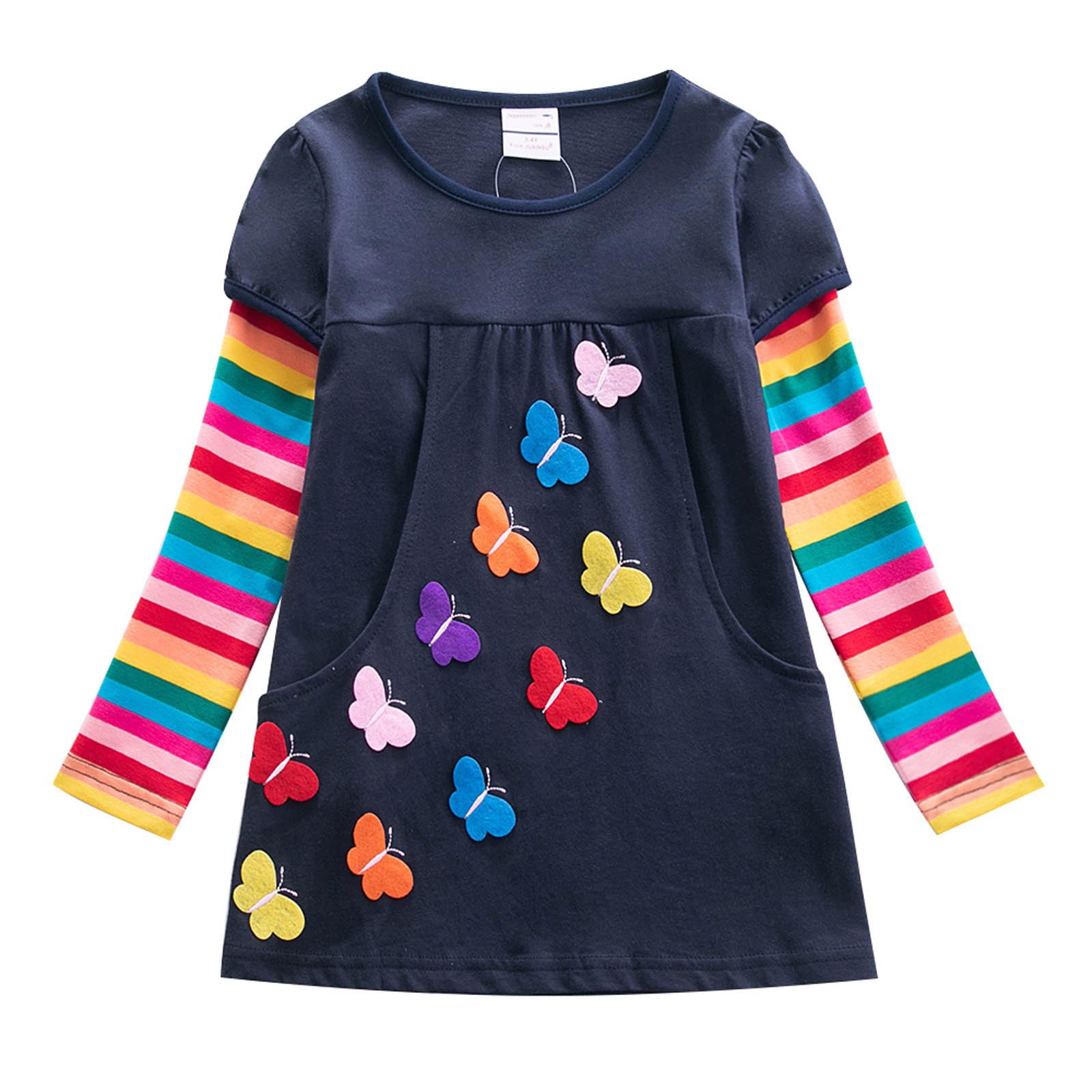 Penkiiy Autumn Children's Girl's Clothing Long Sleeve Embroidery ...