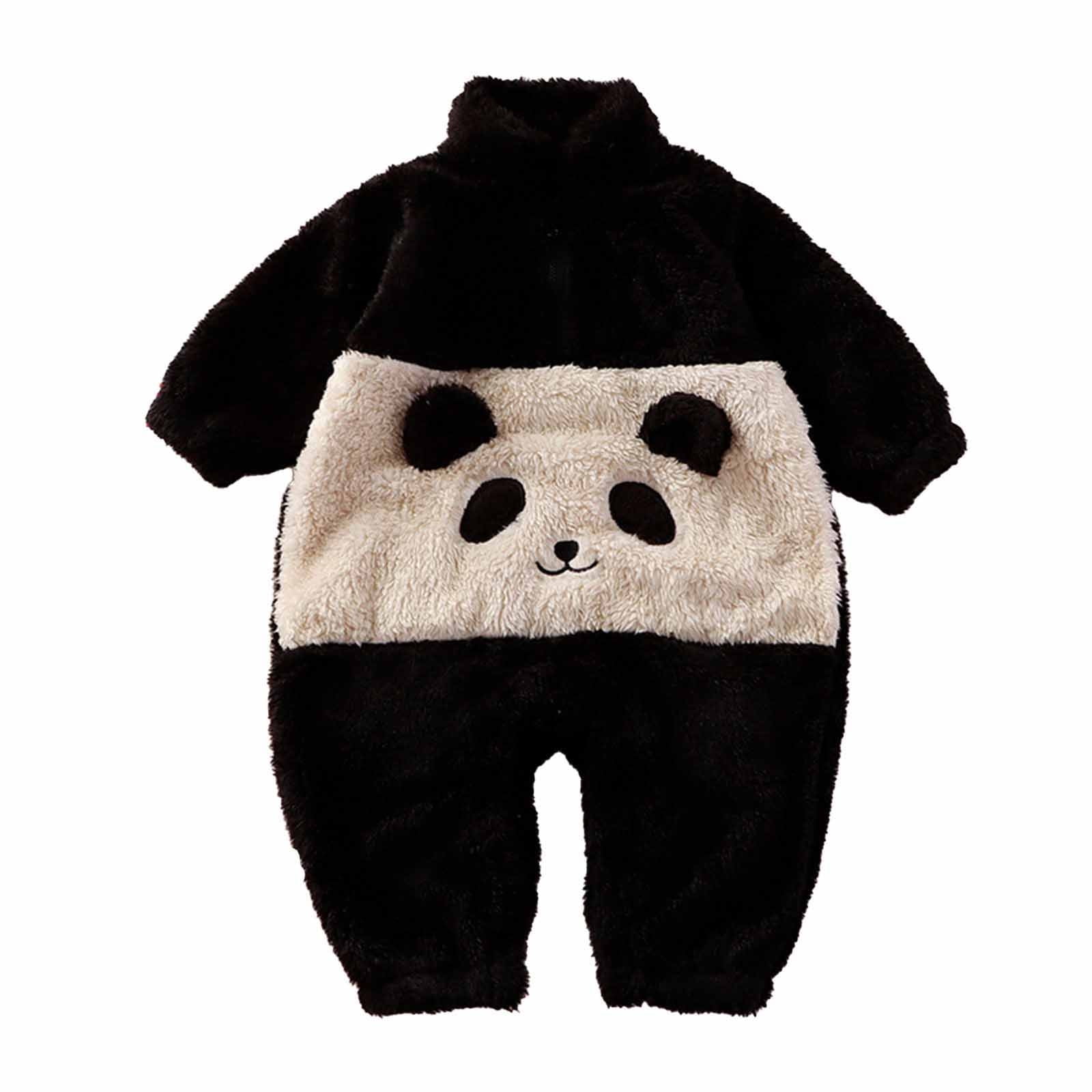 Penkiiy Baby Fleece Winter Outfits Cute Cartoon Comfy Costume Fluffy ...